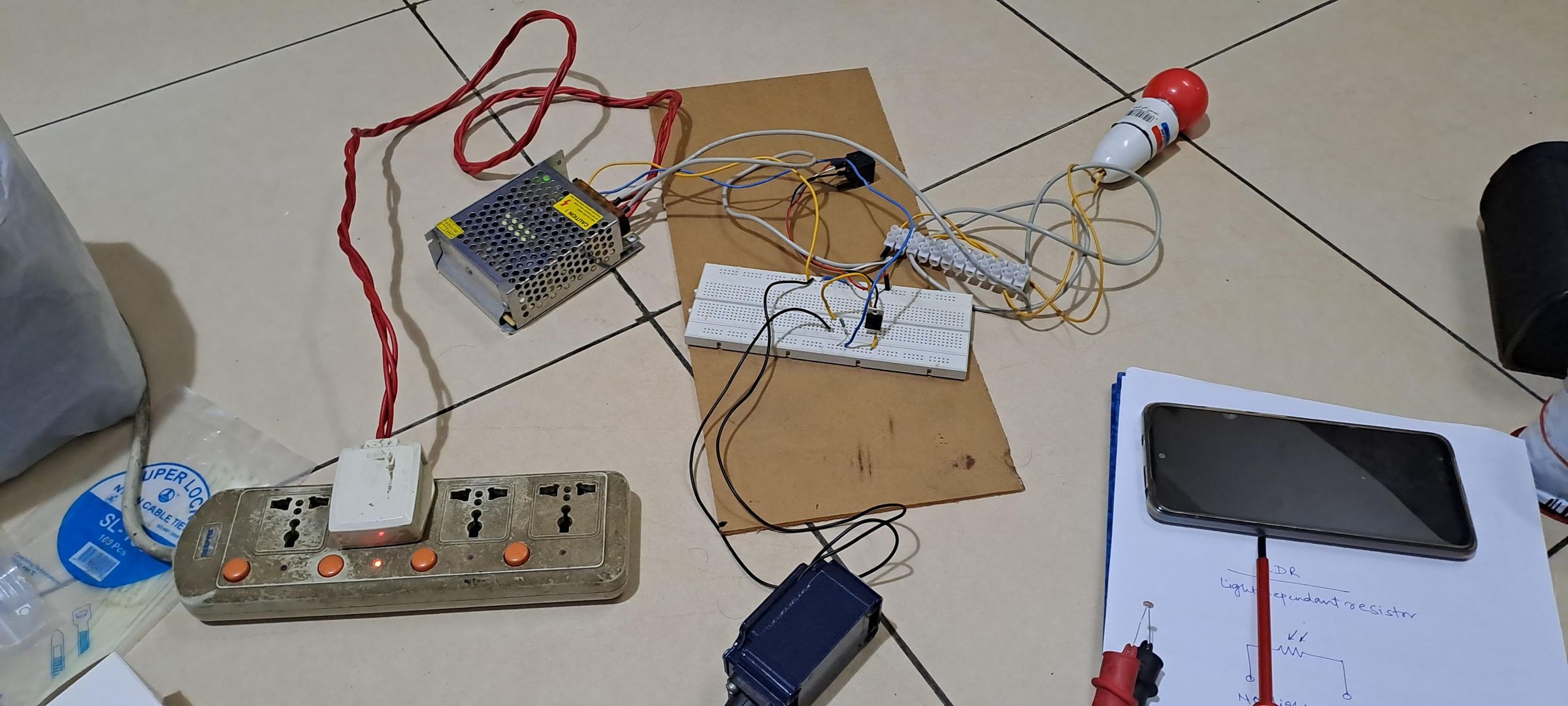 Simple Circuit With One Mosfet to Control Lamp Using Proximity Switch ...