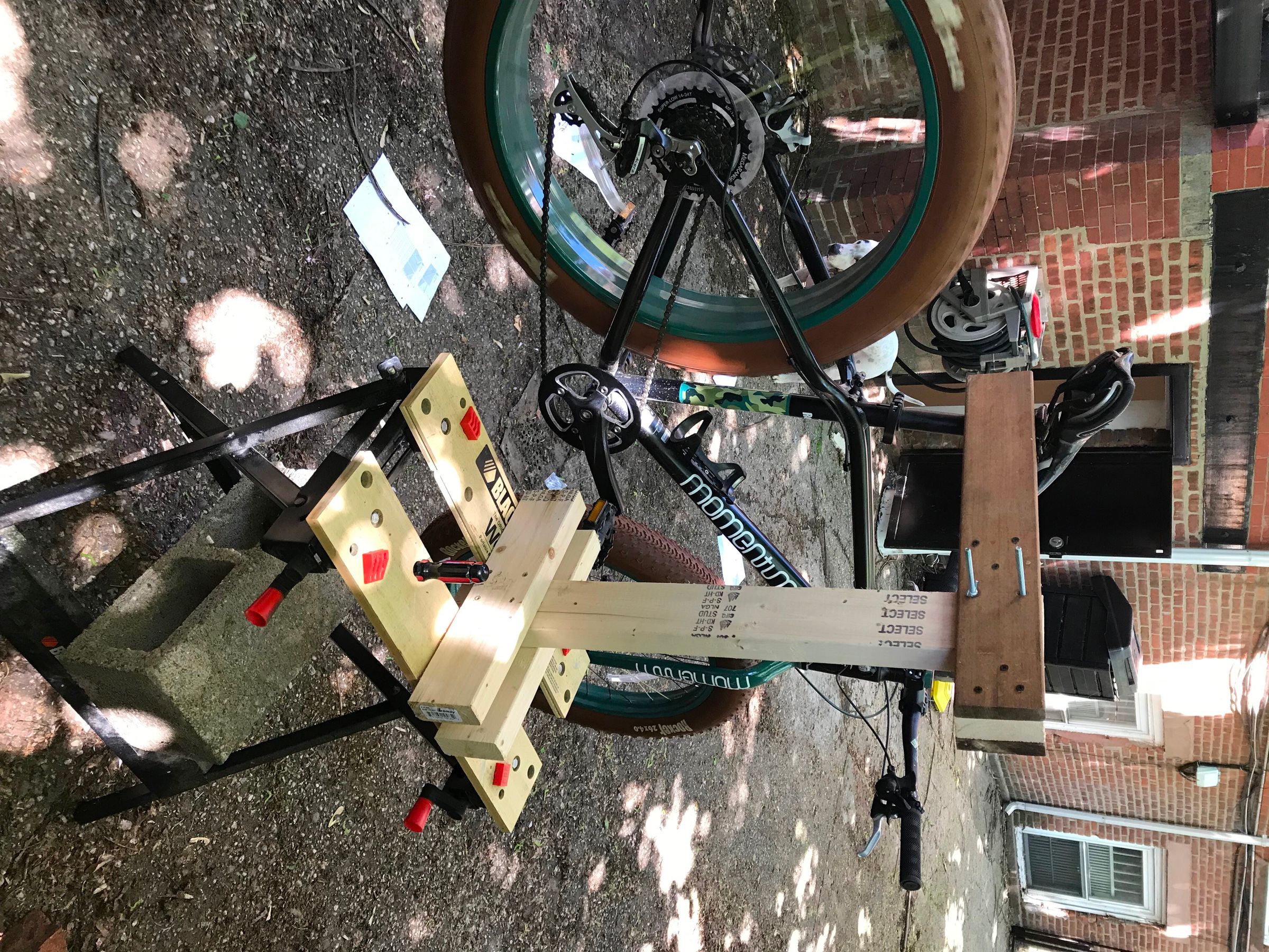 Workmate Bike Stand : 4 Steps - Instructables