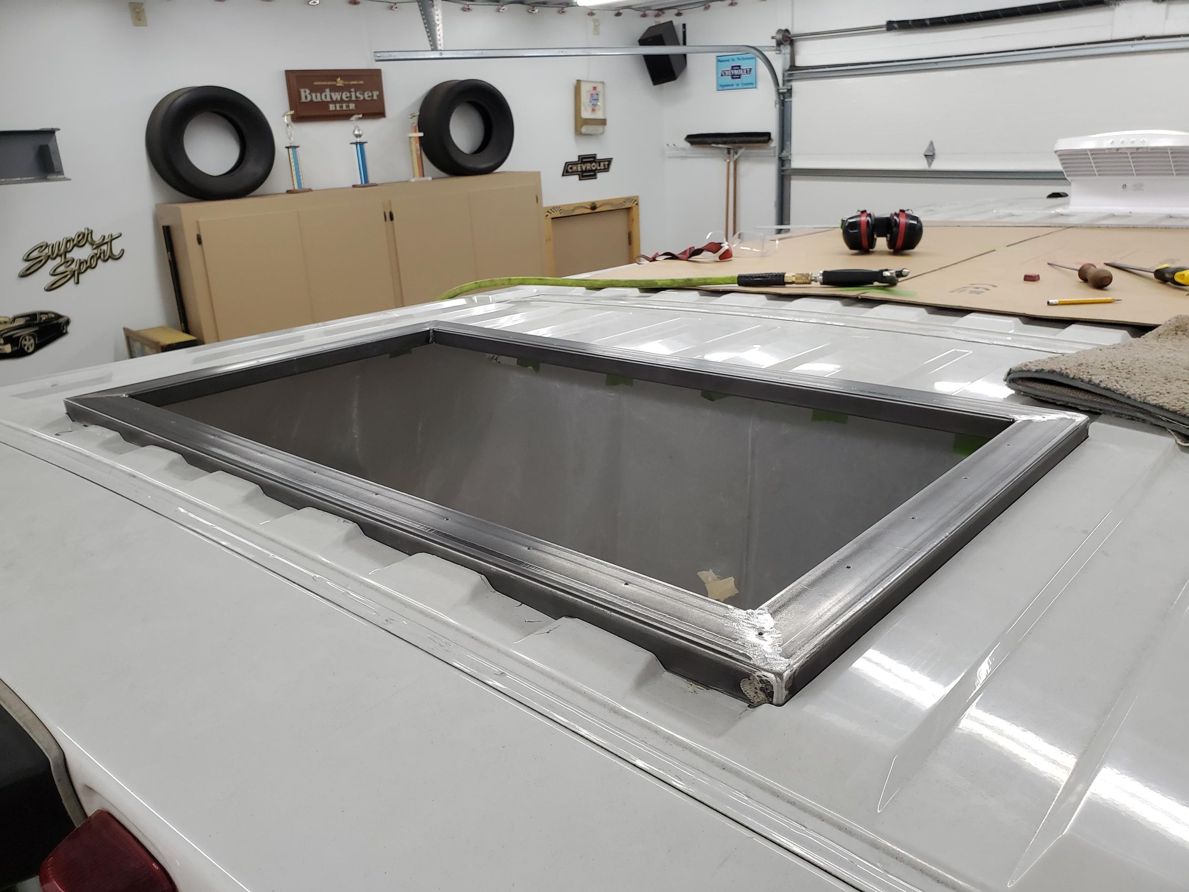 Custom Skylight Frame Installation for a Van Conversion : 13 Steps ...