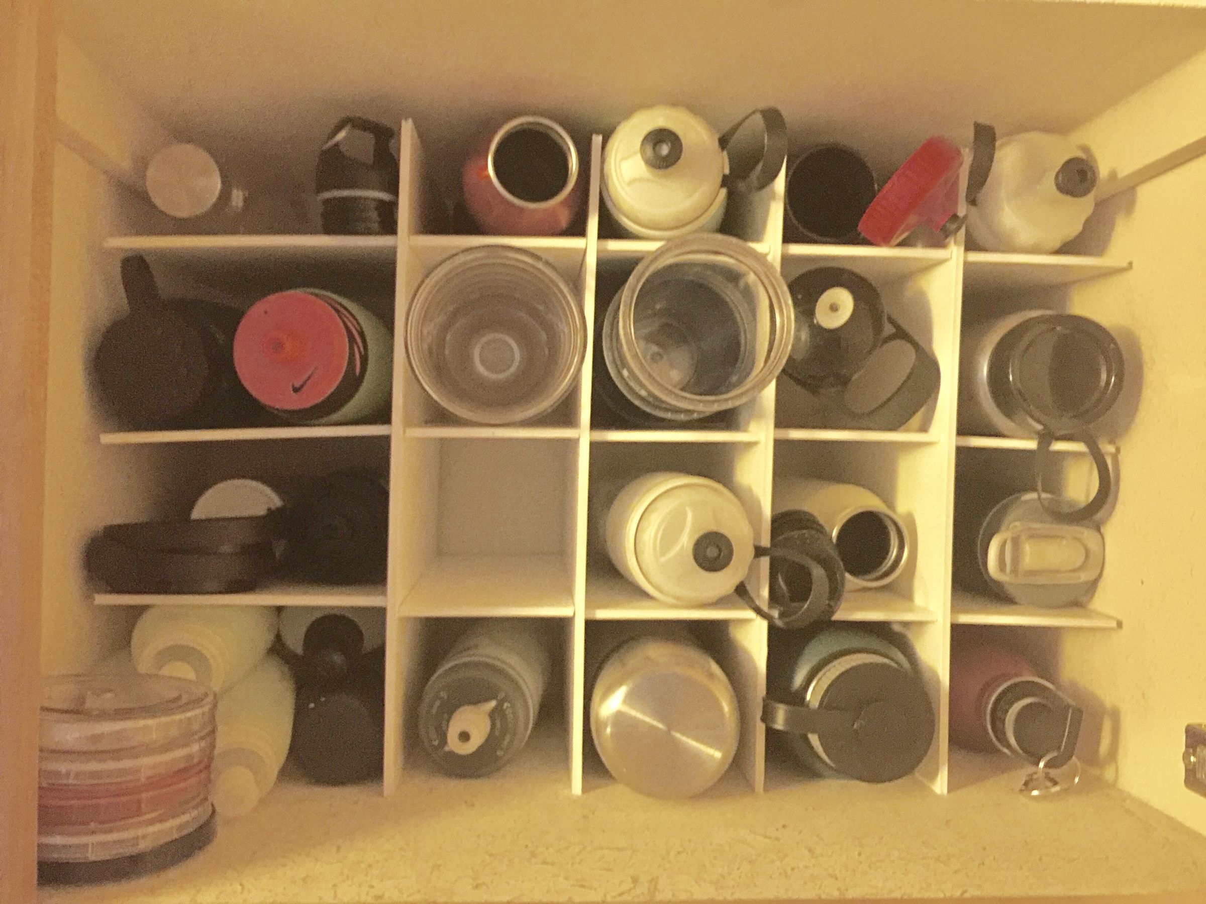 Cardboard Kitchen Cupboard Organizer : 14 Steps (with Pictures ...
