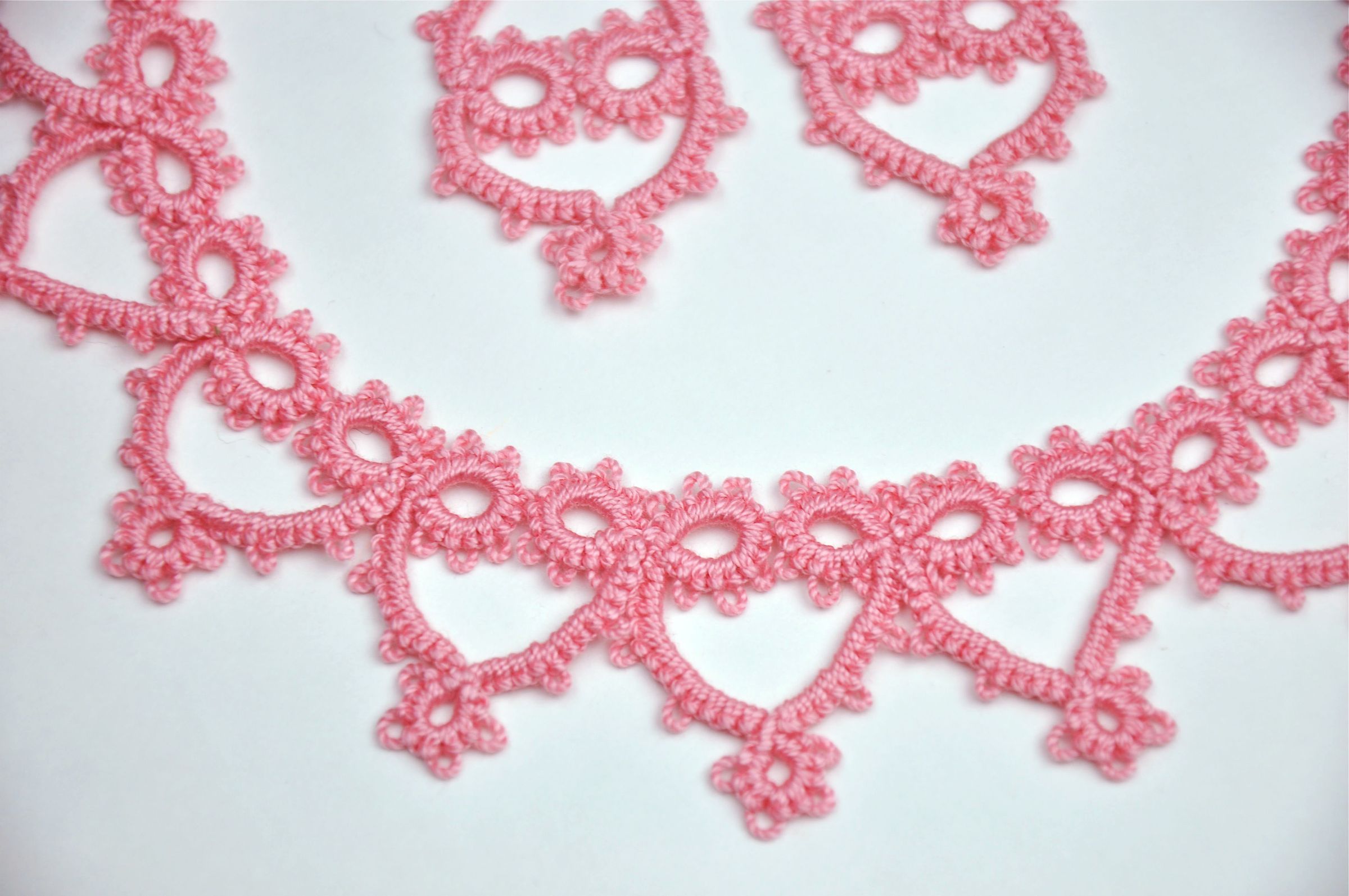 Tatted Princess Necklace and Earring Set : 4 Steps (with Pictures ...