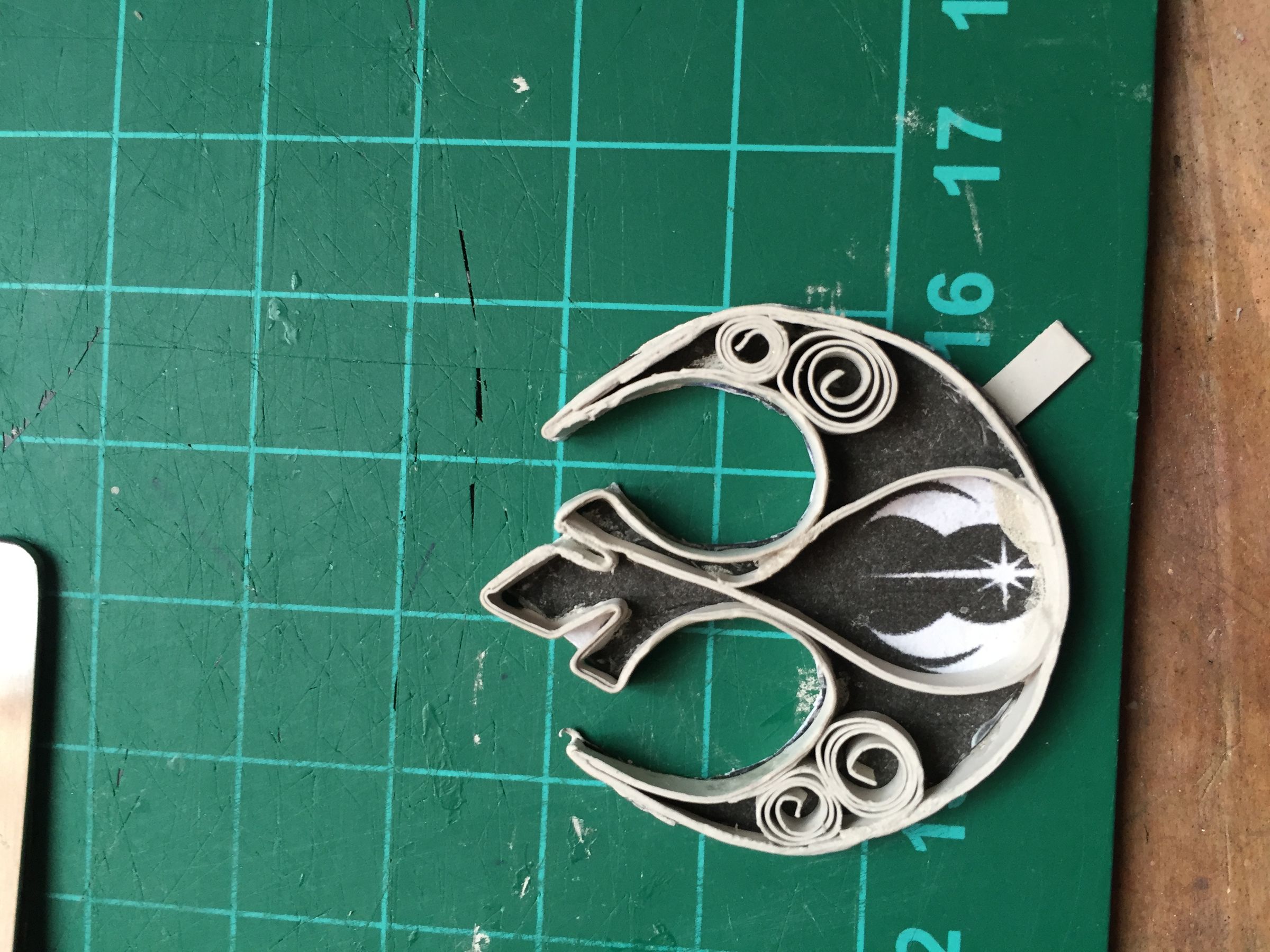 Star Wars Rebel Alliance Pendant in Fine Silver : 8 Steps (with ...