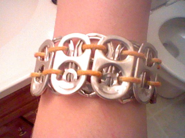 Make a Can Tab Bracelet : 7 Steps (with Pictures) - Instructables