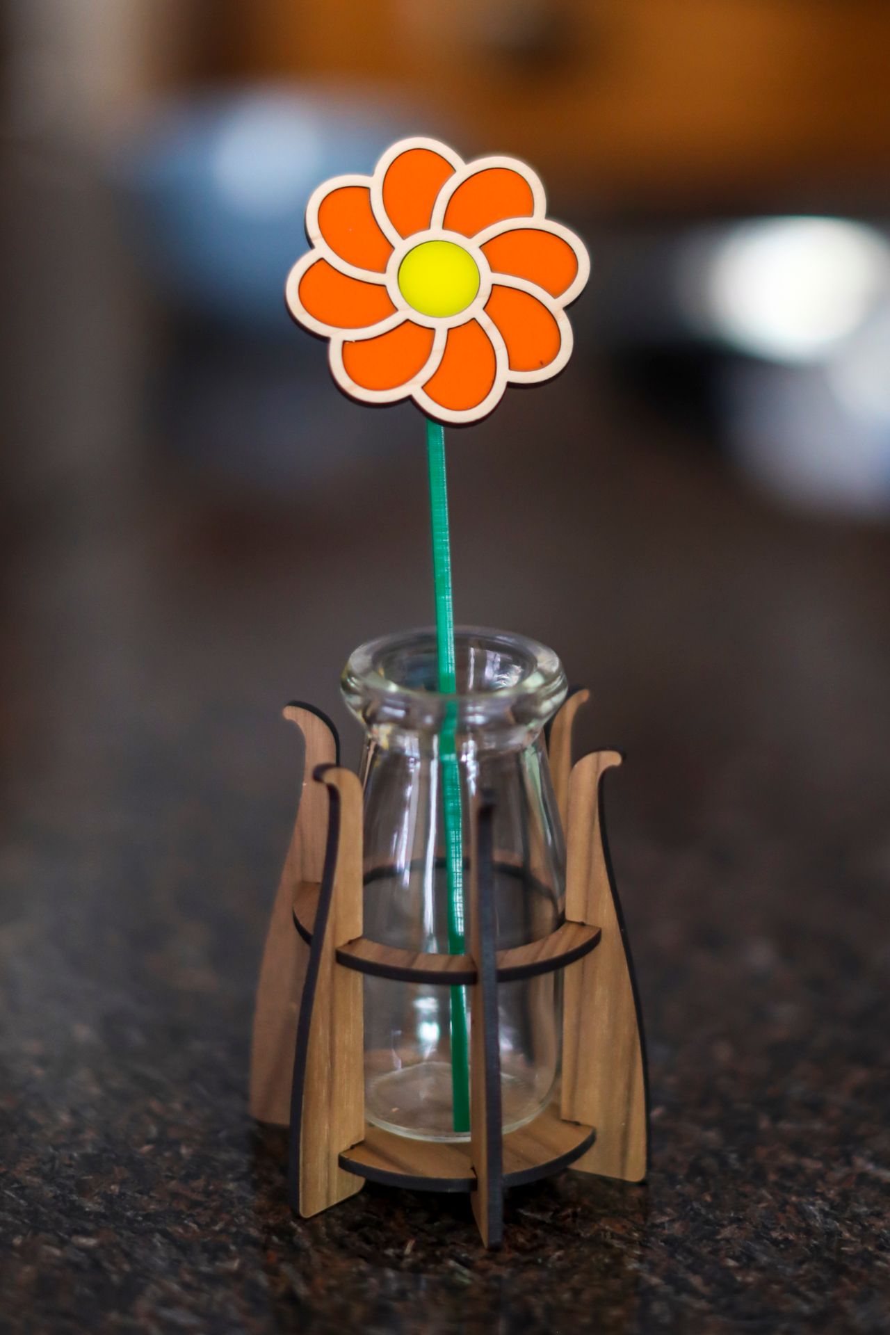 Laser Cut Acrylic & Wood Inlay Flowers Using Illustrator & Glowforge ...