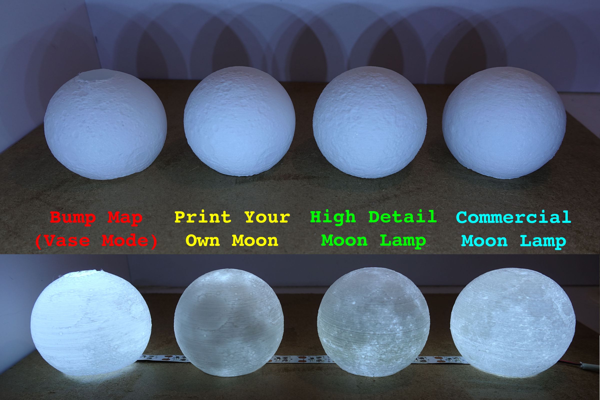 Progressive Detail Moon Lamp : 23 Steps (with Pictures) - Instructables