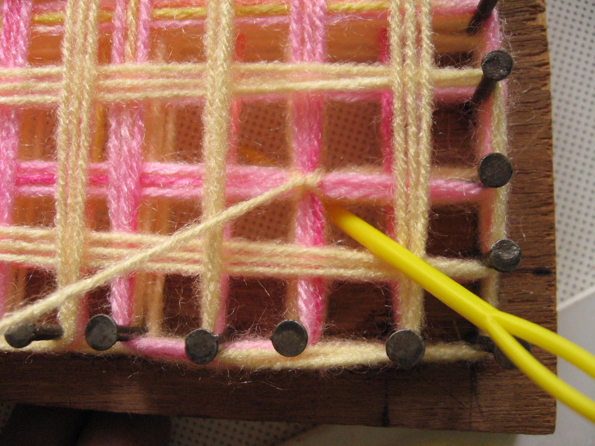 How to Weave a Mat With Small Pom Poms : 13 Steps (with Pictures ...