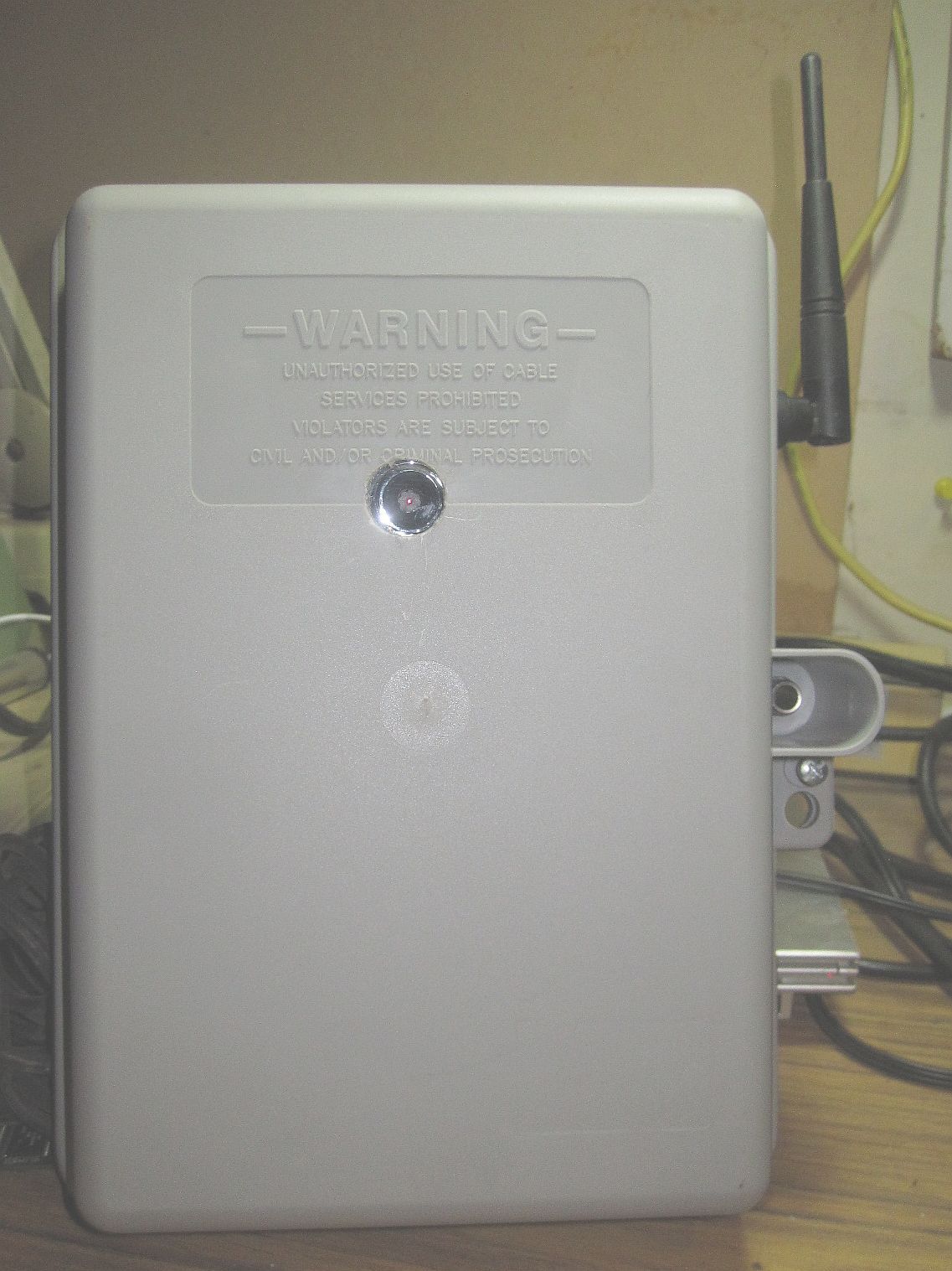 $4 Dollars Outdoor Enclosure for a Linksys WVC54GC Wireless IP ...