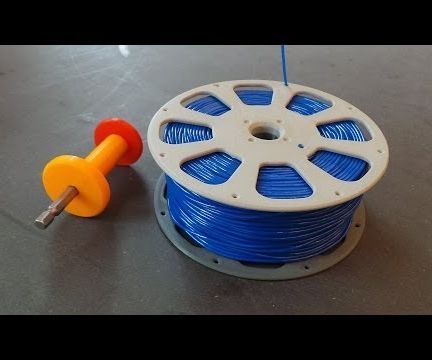 3D-printable Split Filament Spool With Threaded Joint : 10 Steps ...