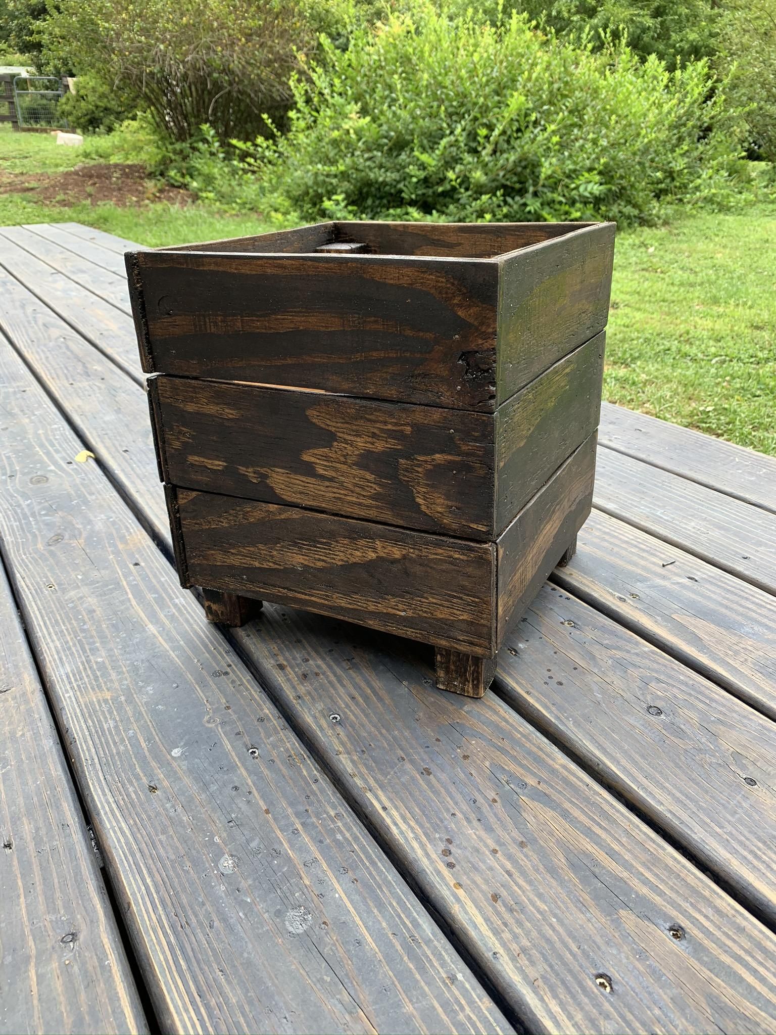 Secret Drawer Wood Planter : 10 Steps (with Pictures) - Instructables