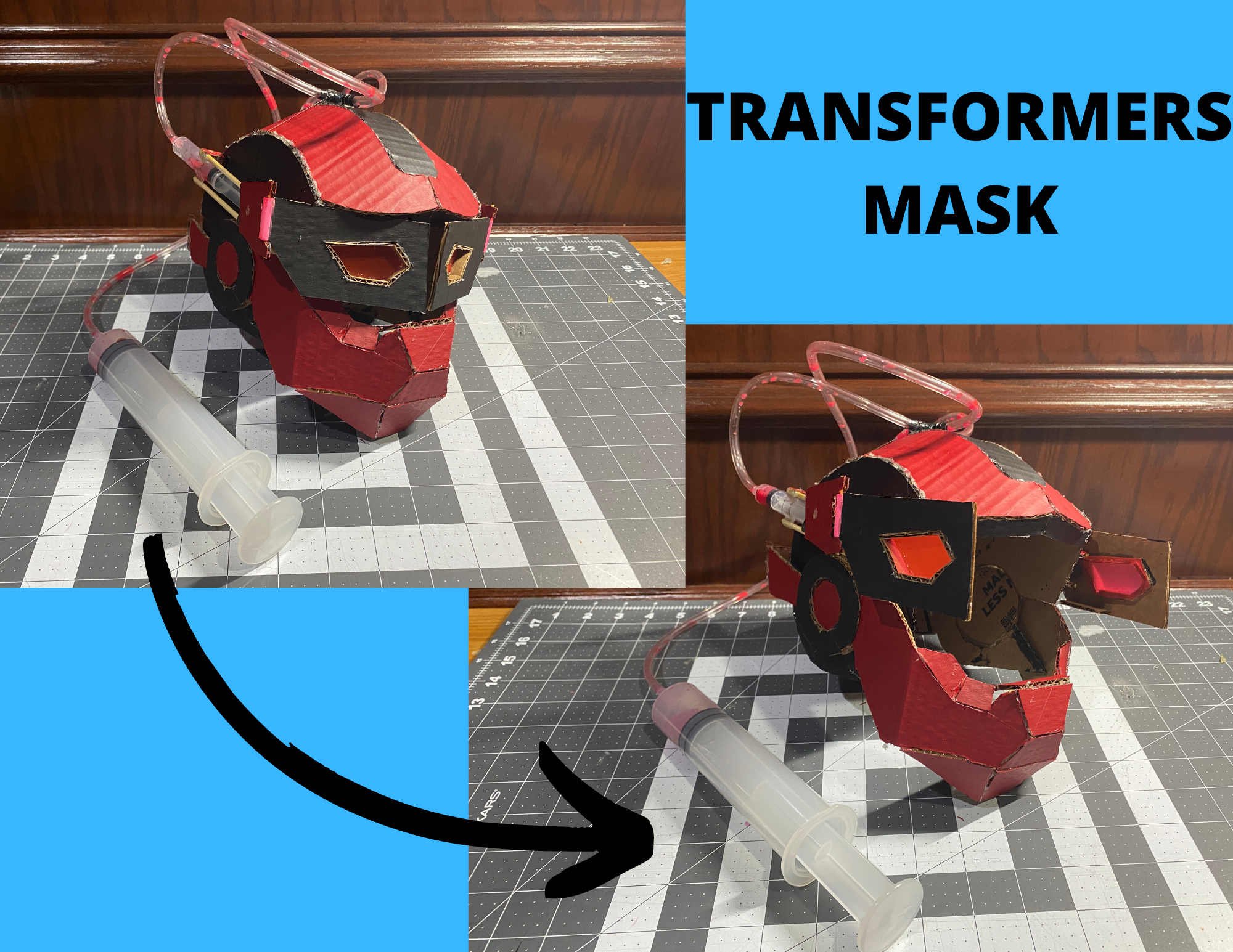 Transformers Hydraulic Mask : 13 Steps (with Pictures) - Instructables