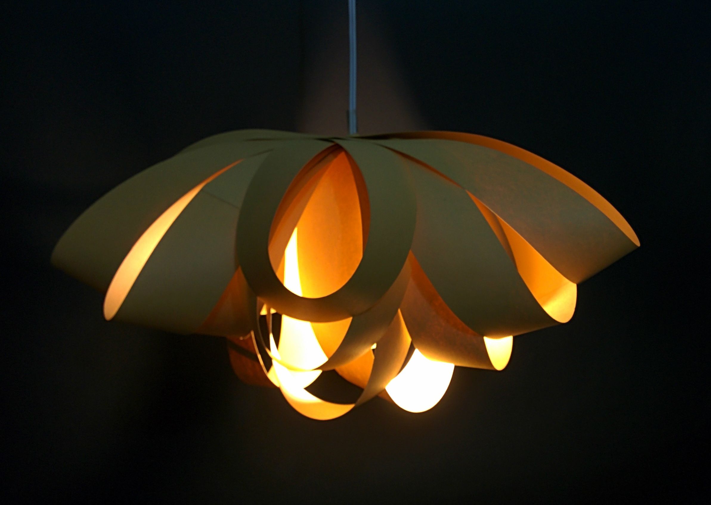 Giant Decorative Bow Paper Pendant Lamp : 4 Steps (with Pictures ...
