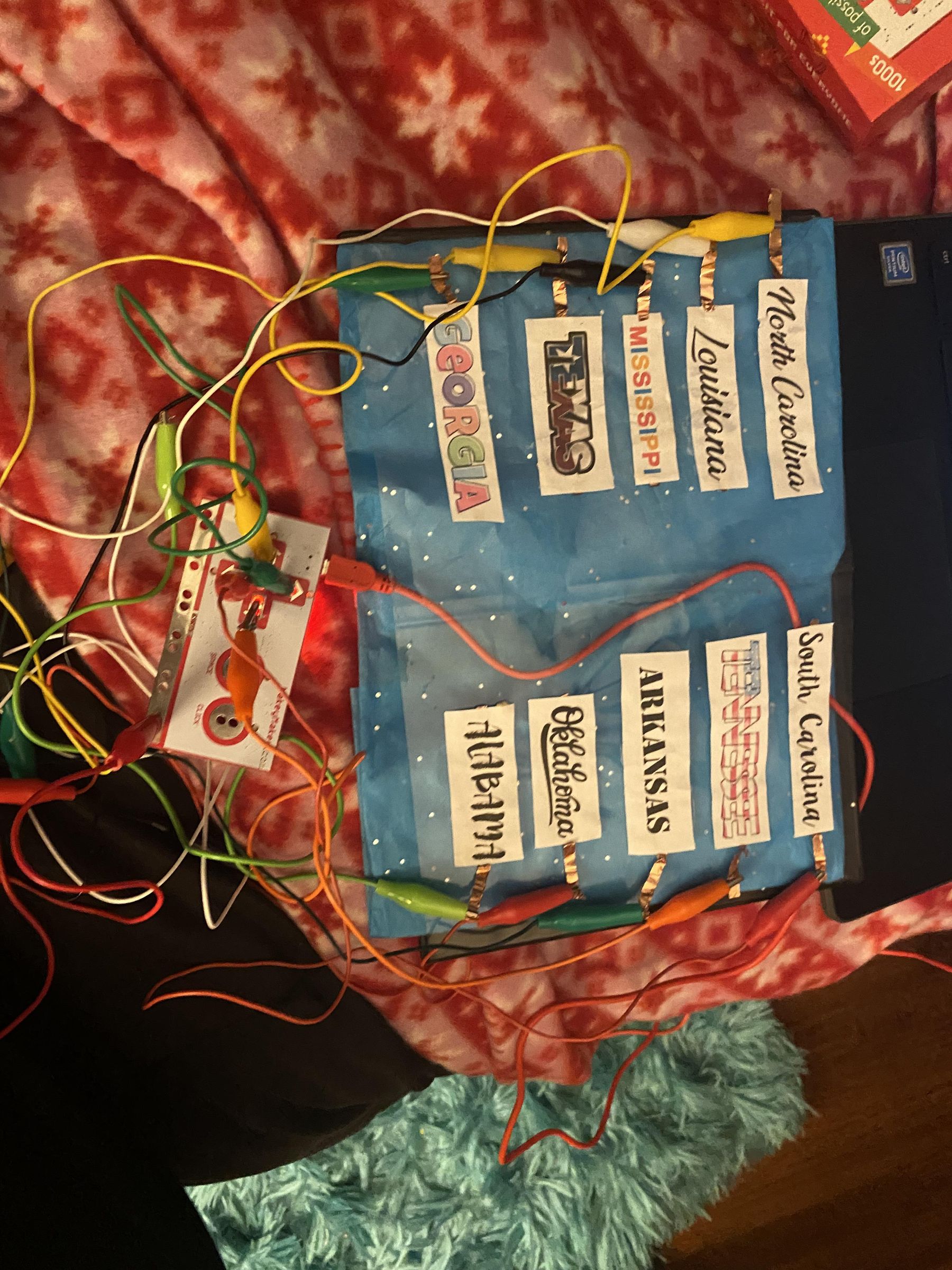 Locate the States Makey Makey Project : 9 Steps - Instructables