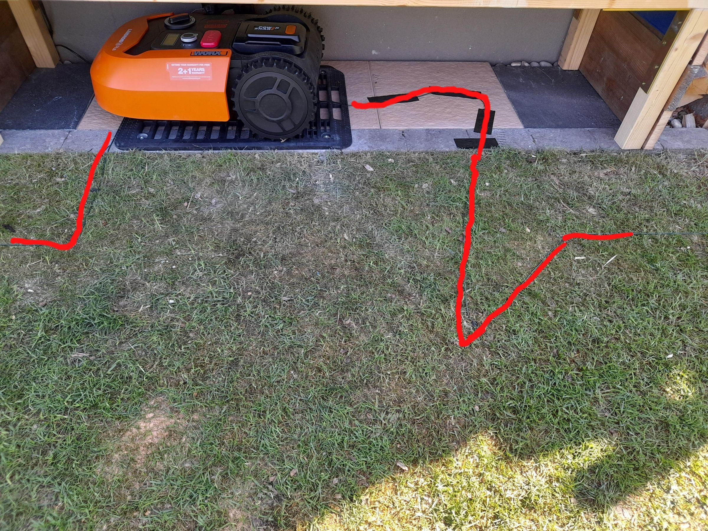 Robot Mower Garage in the Firewood : 6 Steps (with Pictures ...