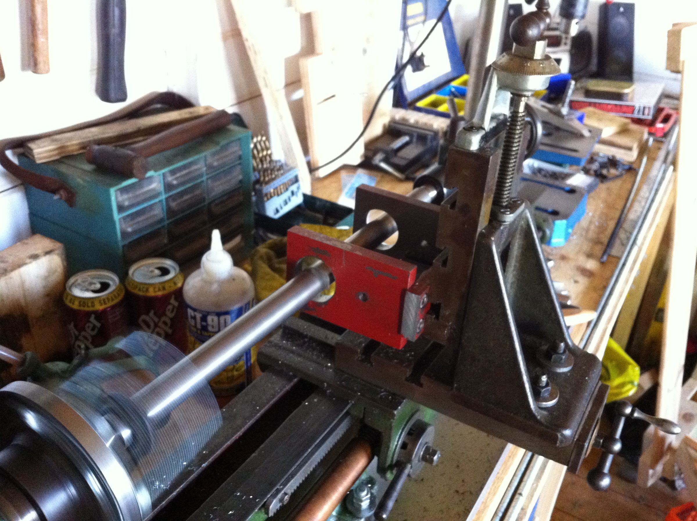 Modified Drill Powered Lathe : 8 Steps - Instructables