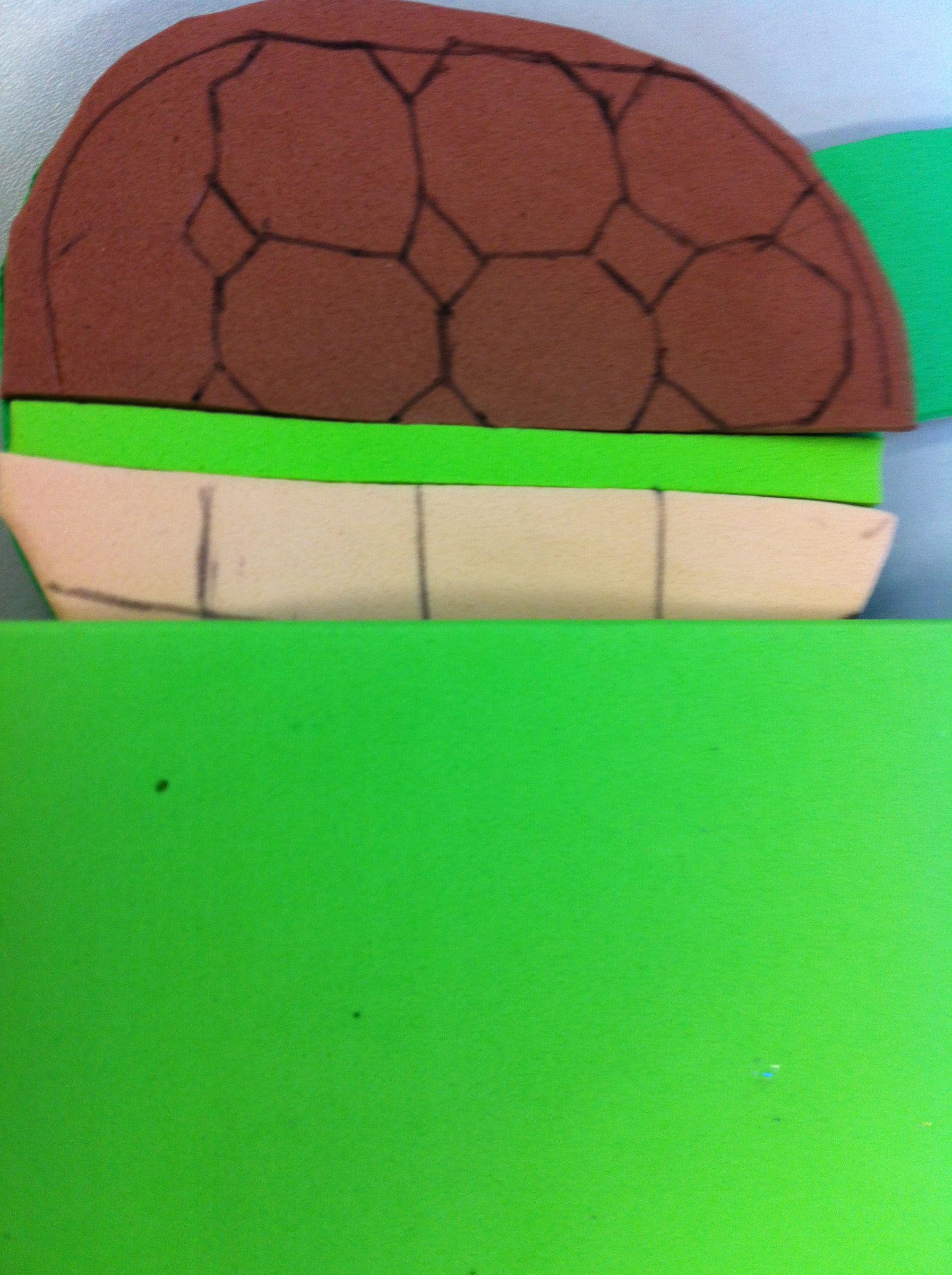 Movable Paper Foam Turtle : 5 Steps - Instructables
