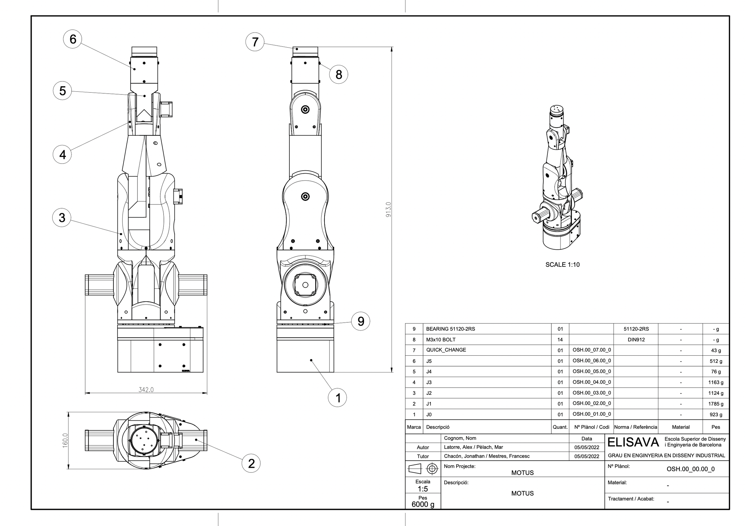 MOTUS - Open-Source 3D Printed Robotic Arm : 11 Steps (with Pictures) - Instructables