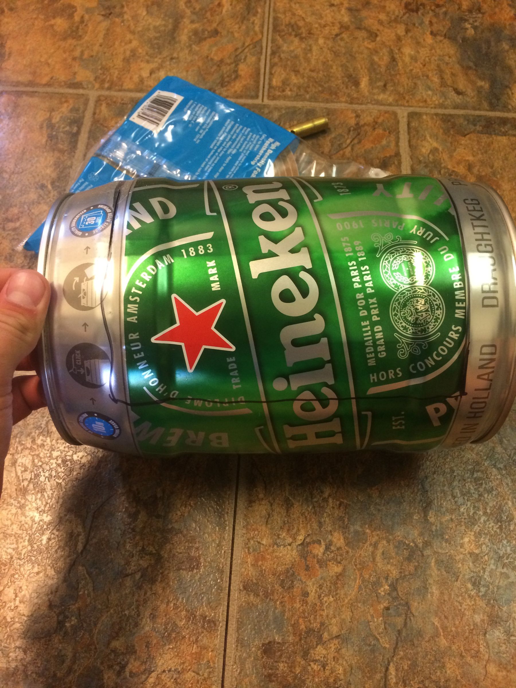 Heineken Mini Keg Propane Firekeg : 7 Steps (with Pictures) - Instructables