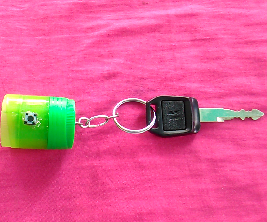 How to Make Mini Key Chain With Torch From Waste Plastic Bottle : 6 ...