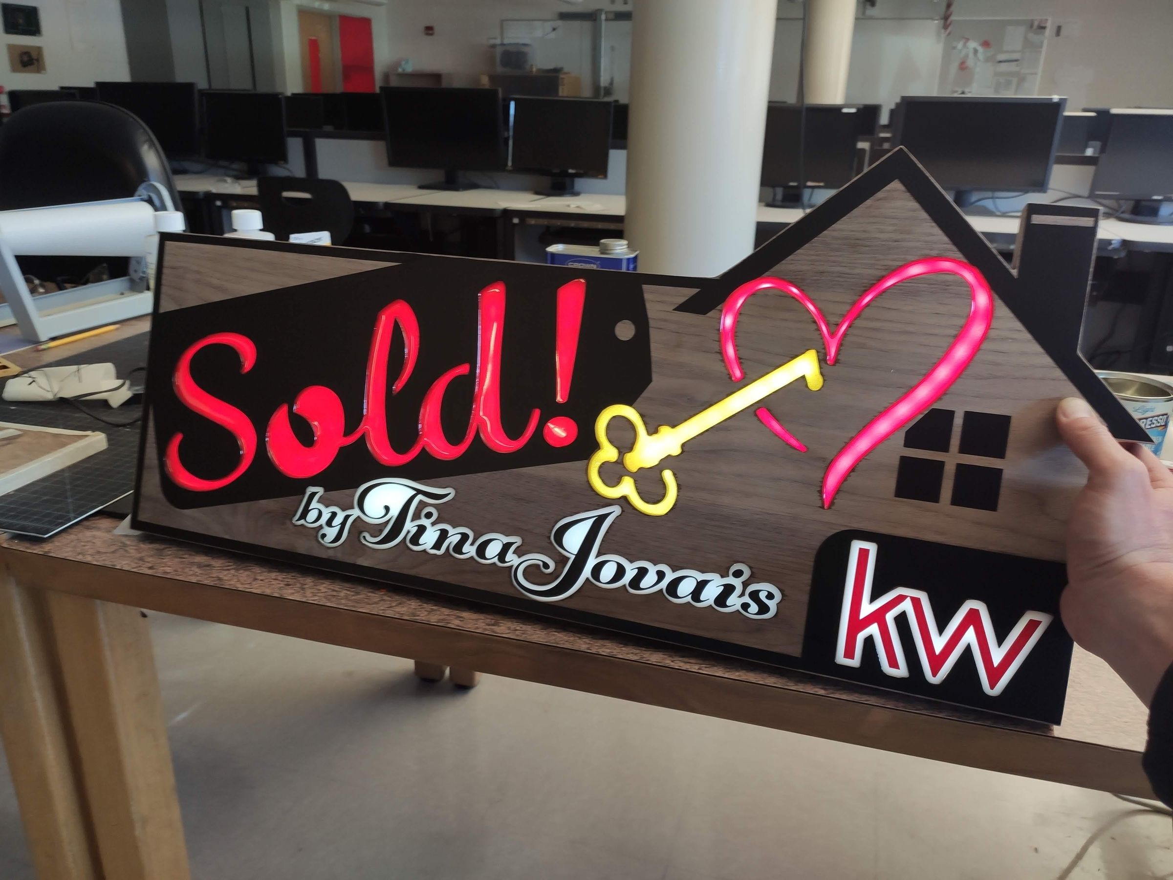 Epoxy Illuminated CNC Sign : 6 Steps (with Pictures) - Instructables