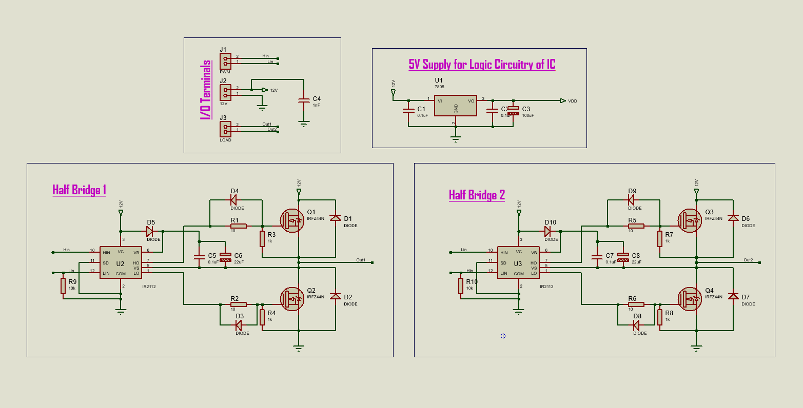 H-Bridge (Quasi-Square Wave Inverter) : 6 Steps (with Pictures ...