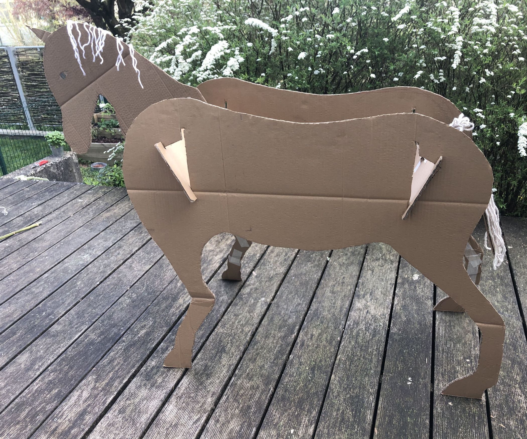 Cardboard Horse : 4 Steps - Instructables