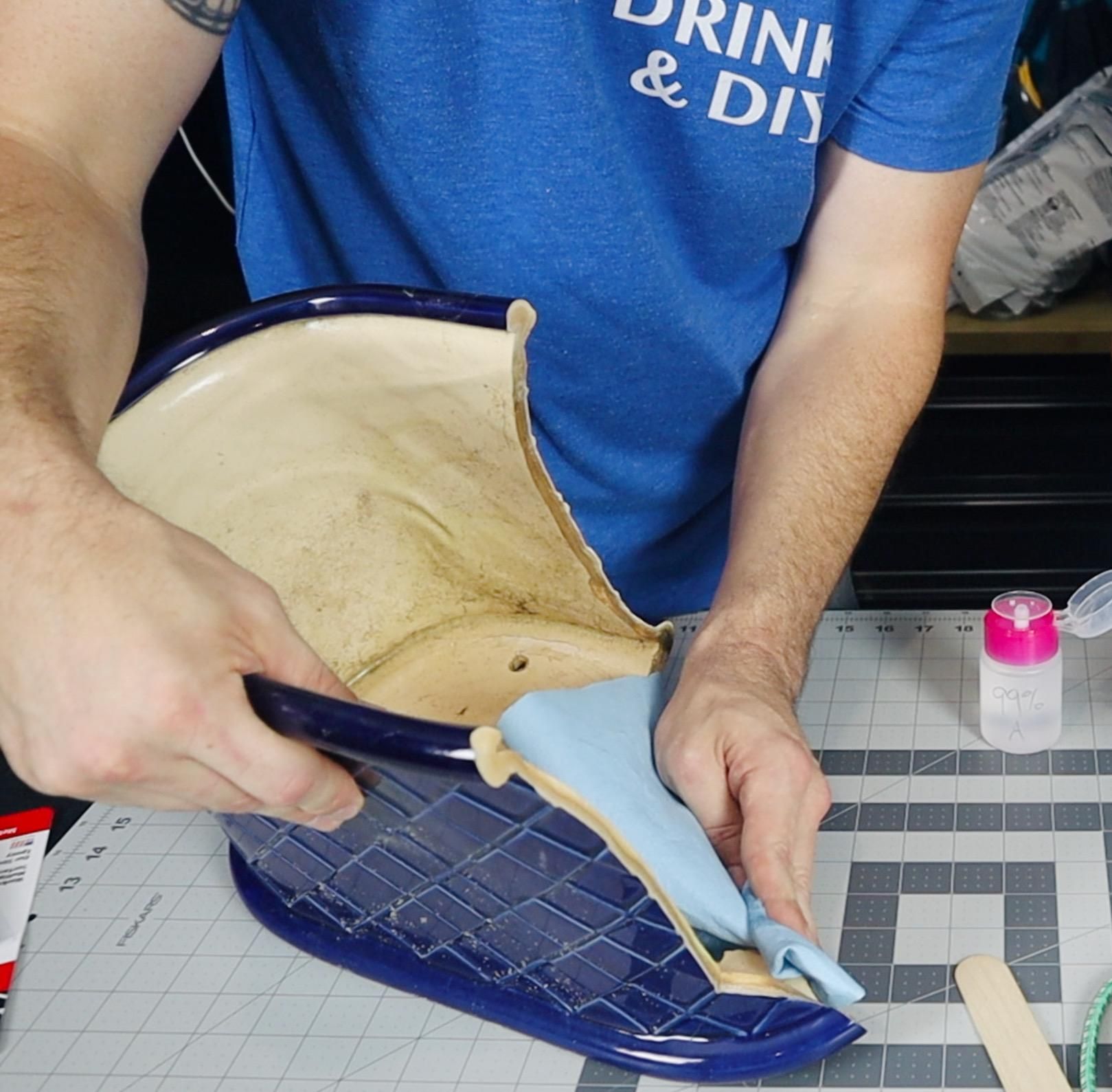 Fix a Broken Ceramic Planter With Epoxy : 4 Steps (with Pictures ...