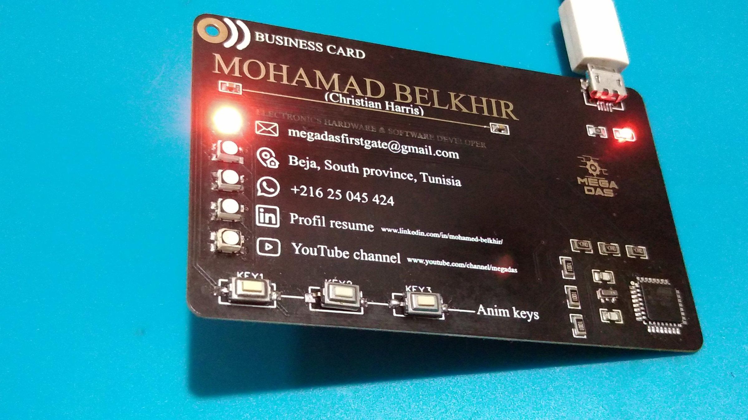 How to Make a PCB Business Card : 4 Steps - Instructables