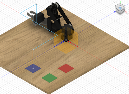 4 DoF Robot Arm Pick & Place Color Sorter With Inverse Kinematic : 10 ...