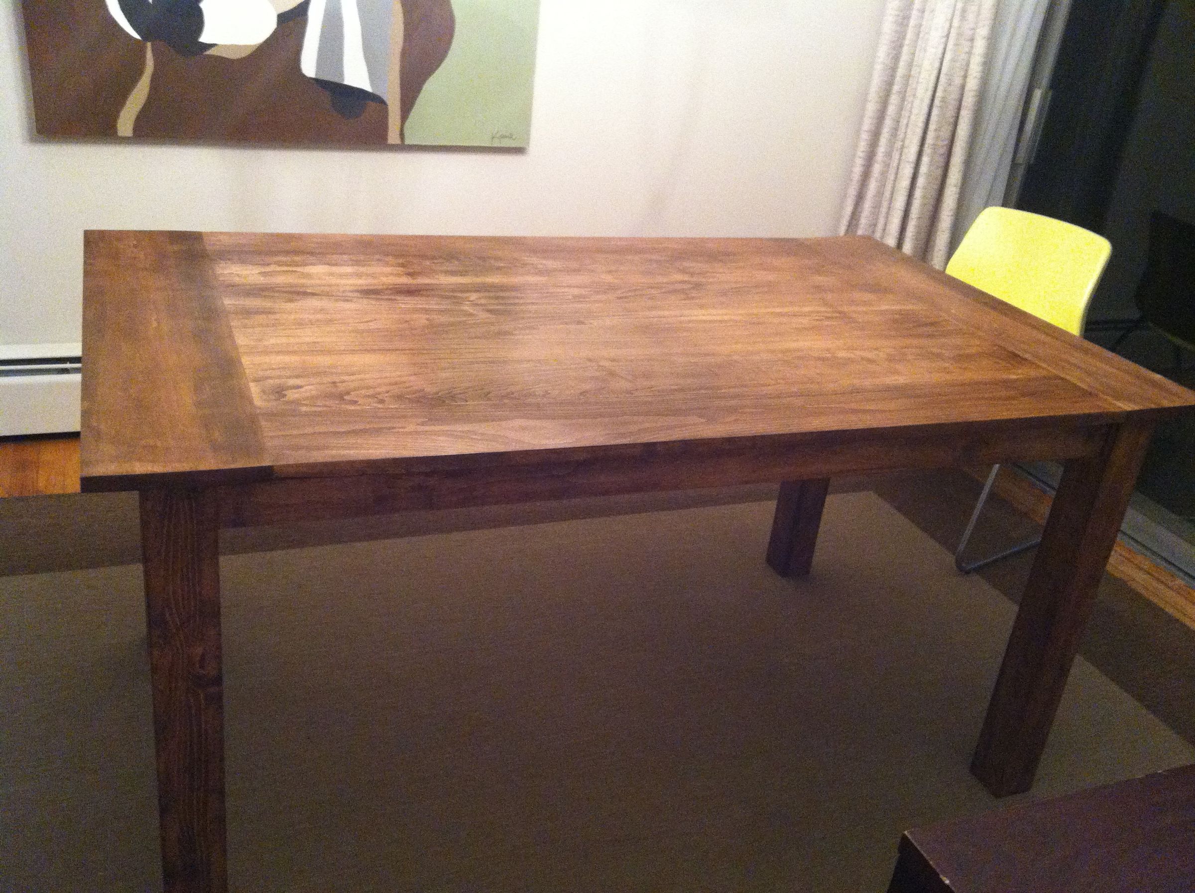 Make a Farmhouse or Parsons Style Table : 7 Steps (with Pictures ...