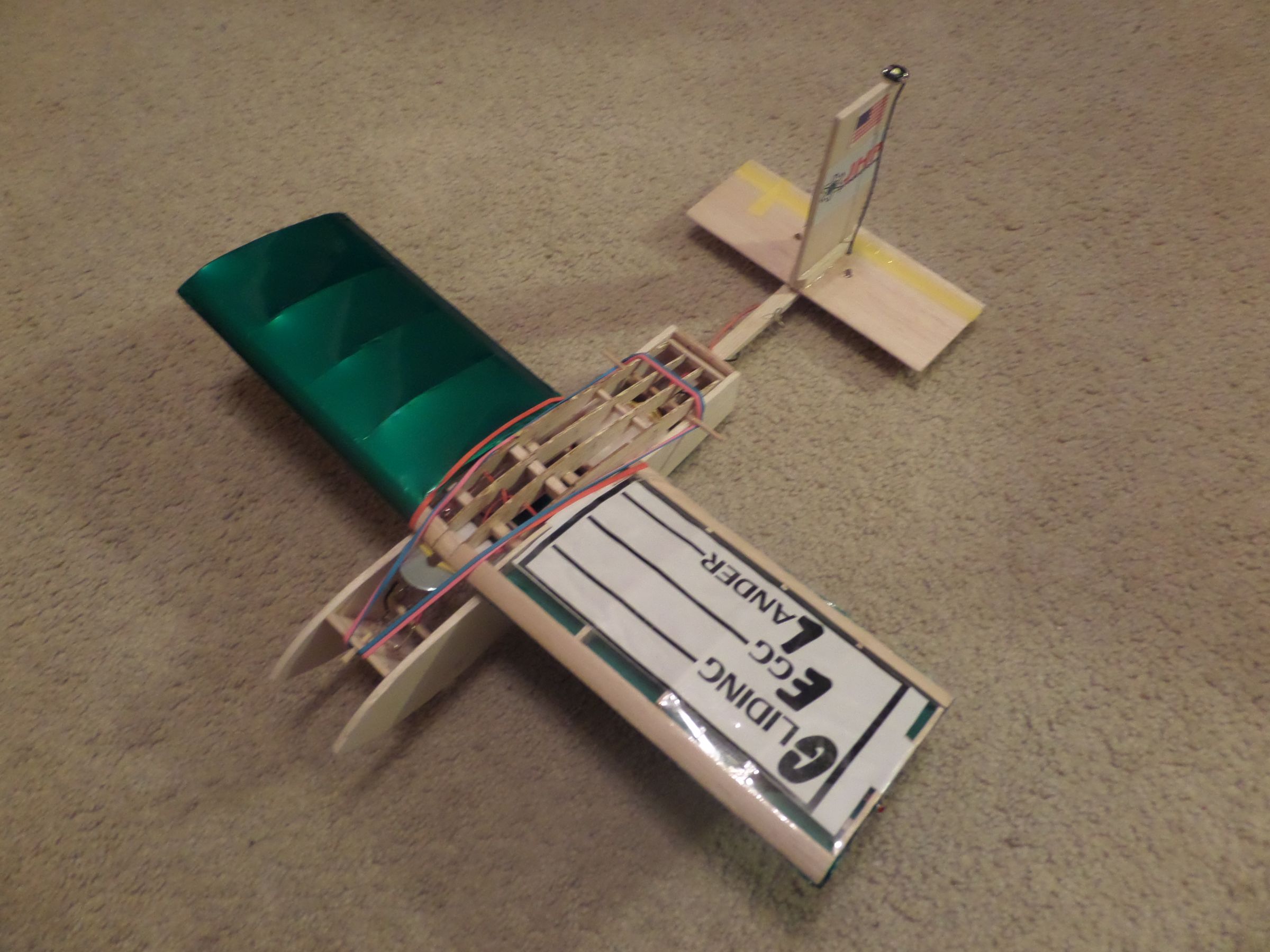 Gliding Egg Lander (Balsa Wood Plane) : 7 Steps - Instructables