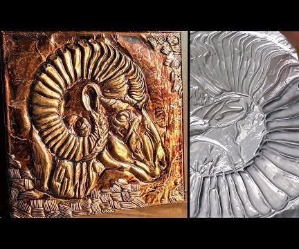 How to Make Embossed Painting | Metal Art : 6 Steps - Instructables