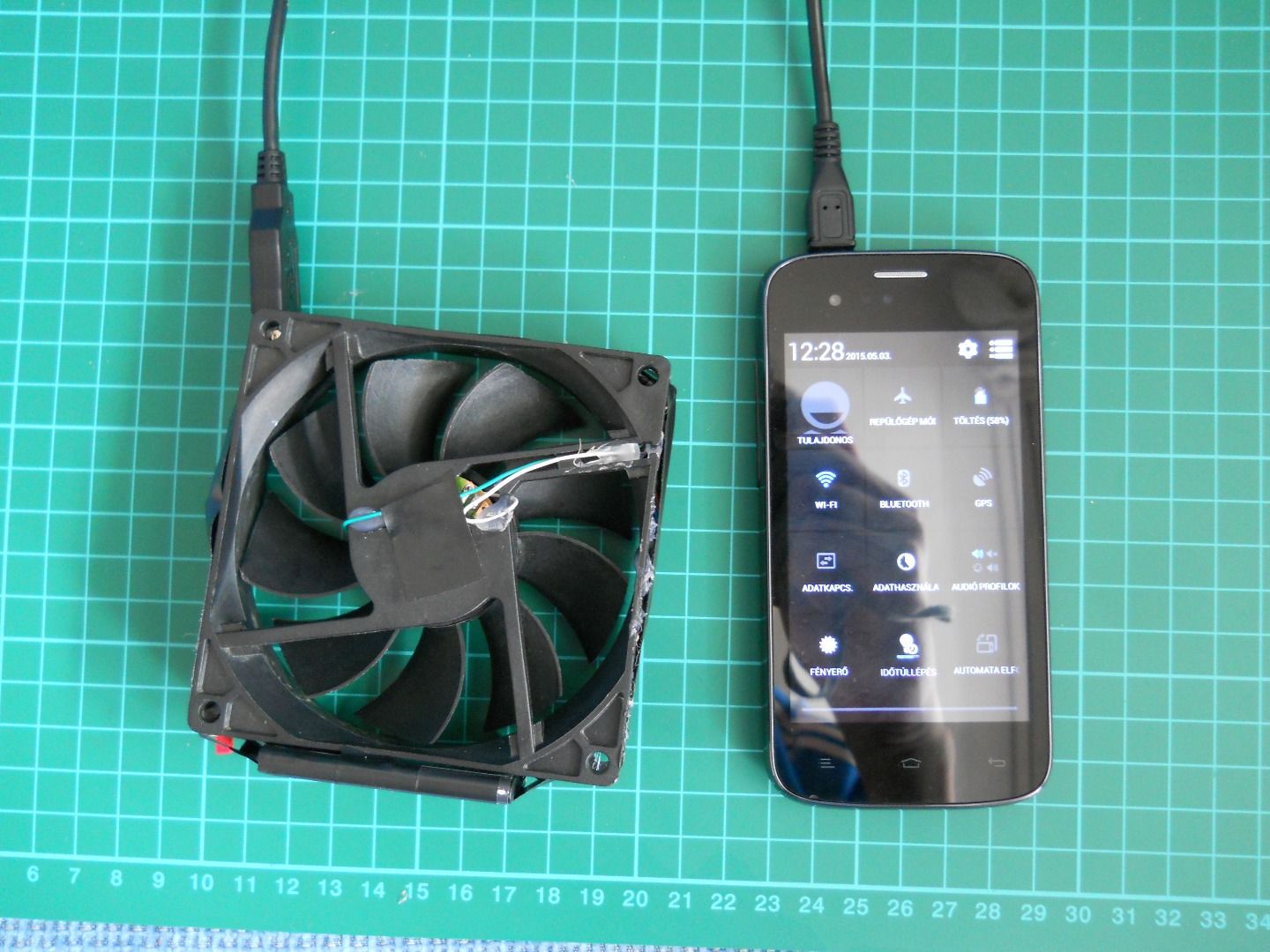 Bicycle Cell Phone Charger (Wind Turbine With Build in Battery) : 9 ...
