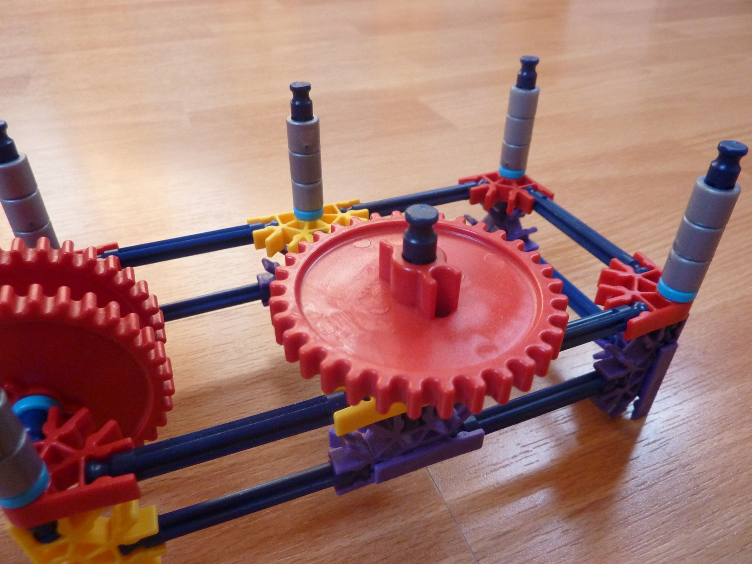 Push Lift, a Knex Ball Machine Lift : 17 Steps - Instructables