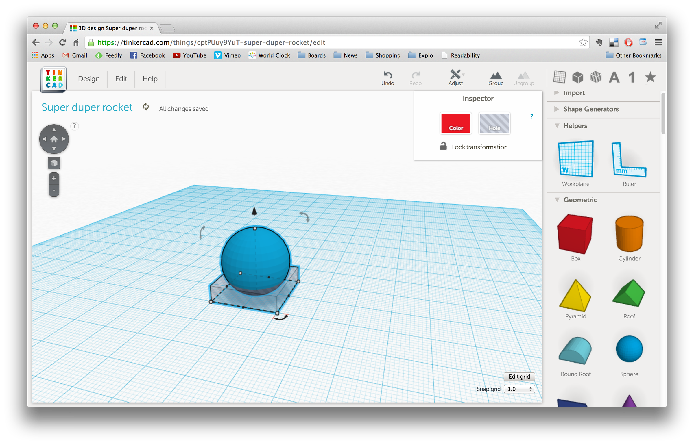 Beyond the Blocks: Super Duper Rocket With Tinkercad : 7 Steps ...