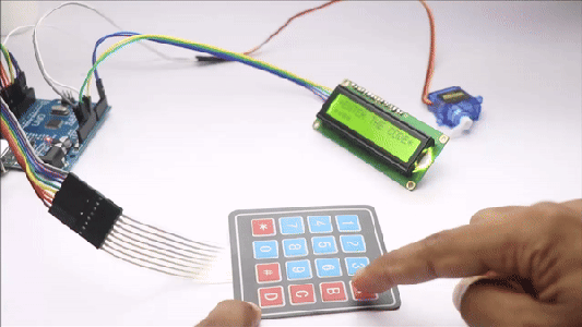 Arduino Password Gate Lock System In A Simple Way 5 Steps With Pictures Instructables 