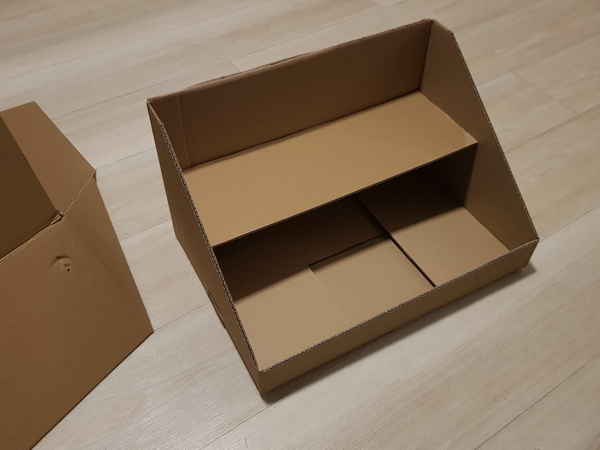 Tiered Display Stand From a Cardboard Box : 6 Steps (with Pictures ...