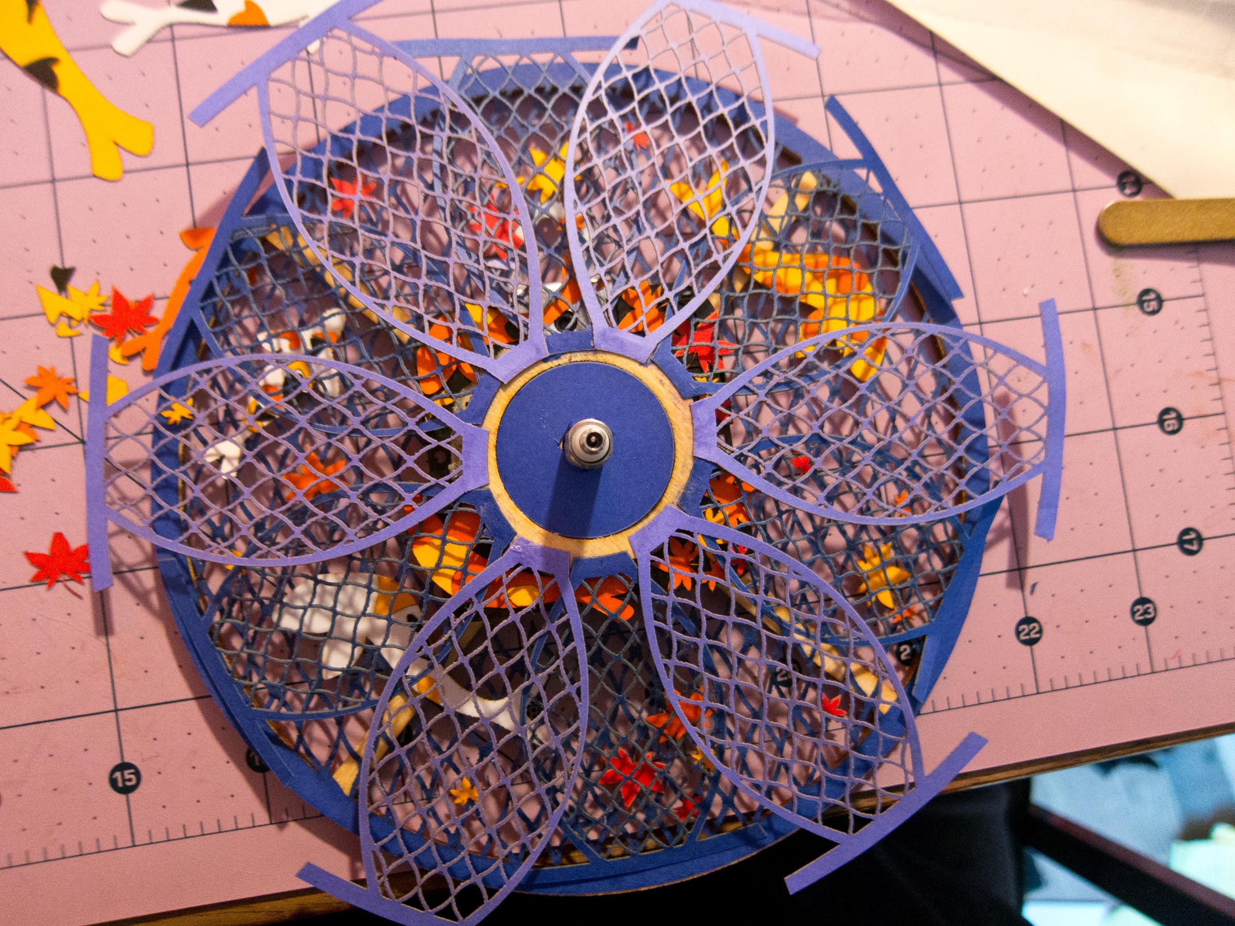 Koi Pond Papercraft Clock : 8 Steps (with Pictures) - Instructables