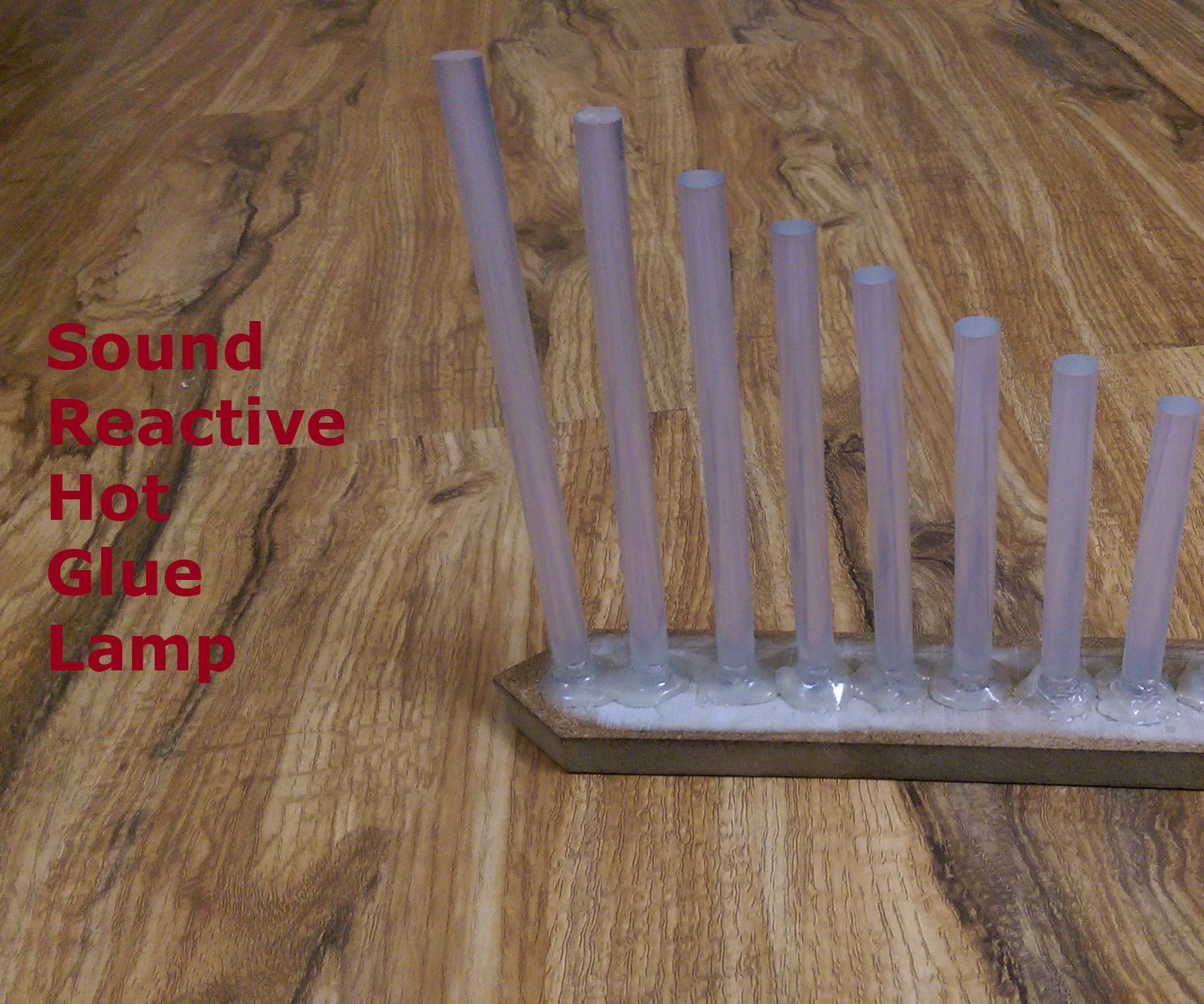 Sound Reactive Hot Glue Lamp (VU Meter, Arduino) : 10 Steps (with Pictures) - Instructables