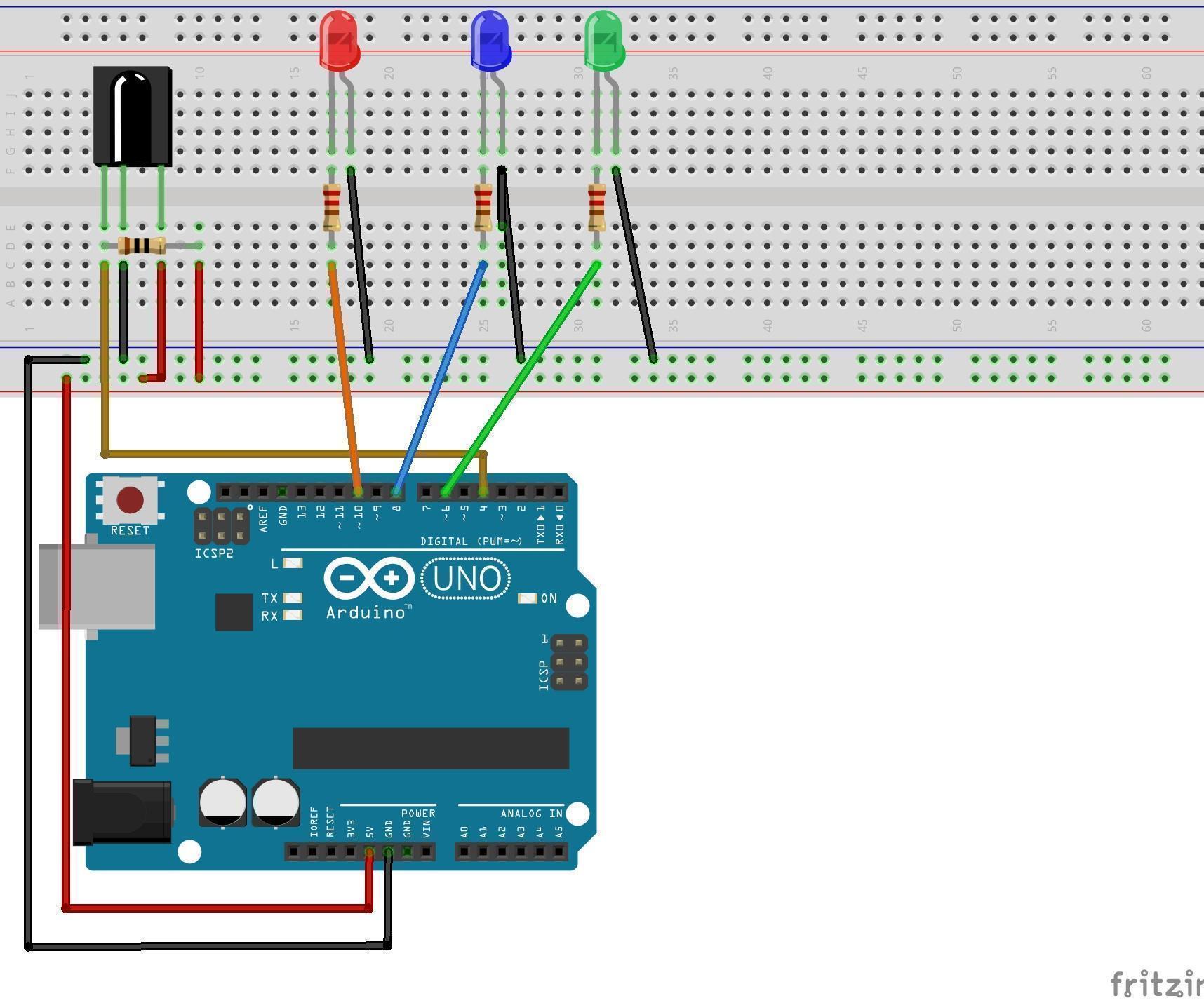 Basic Infrared Receiver Tutorial : 6 Steps - Instructables