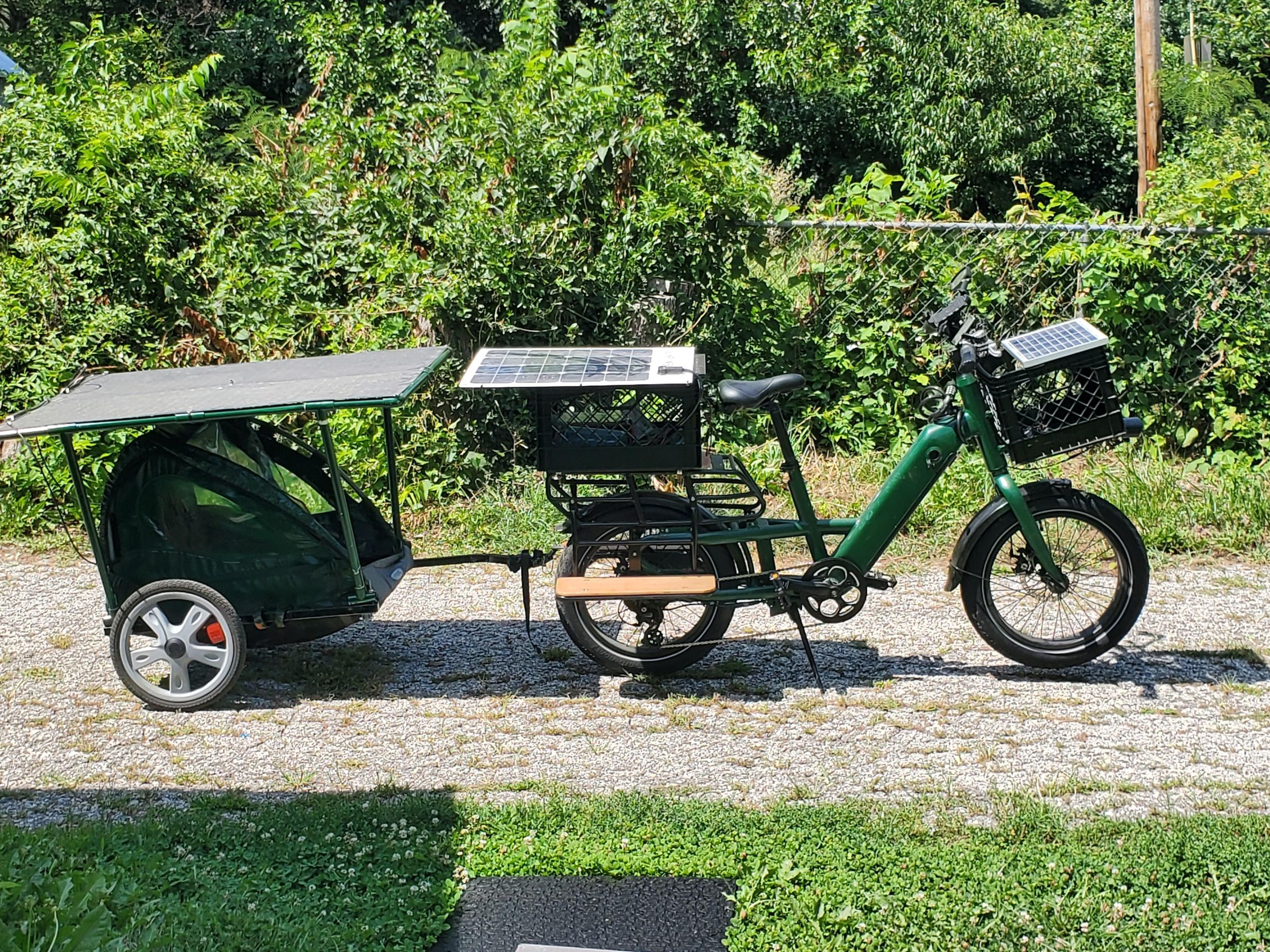 Solar Bike Trailer (for Charging Electric Bikes) : 3 Steps (with ...