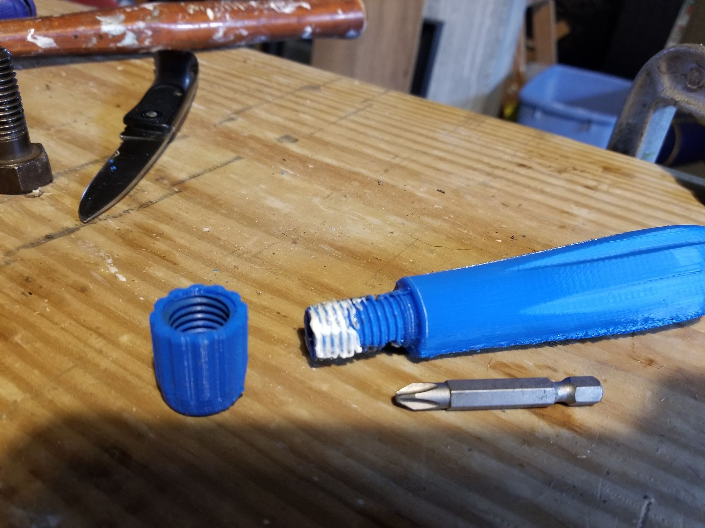 Improvised Tap and Dye From Salvaged Bolt and Nut. : 3 Steps ...