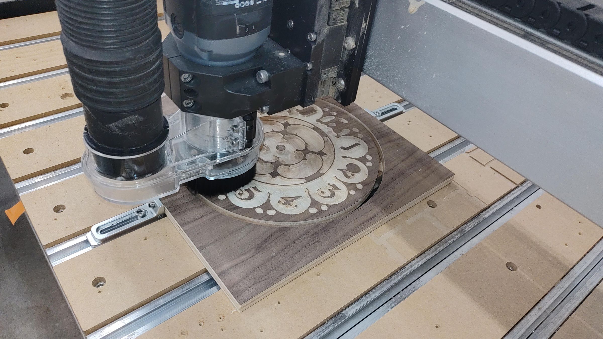 MAKE YOUR OWN CUSTOM WALL CLOCK WITH a CNC : 6 Steps - Instructables