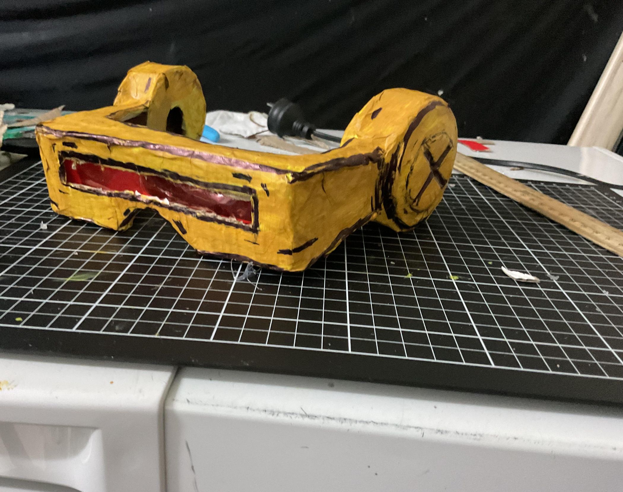 Easy Cardboard Cyclops Visor (X-men) : 10 Steps (with Pictures ...