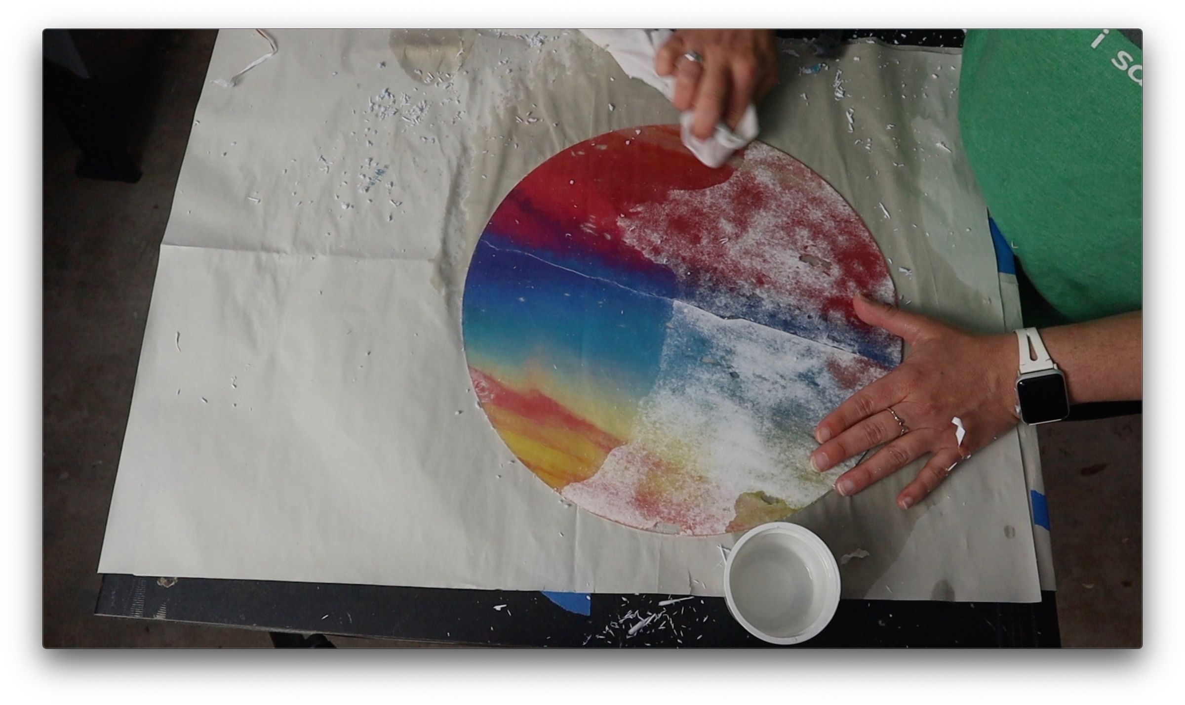 Origami Display Colosseum - Beach Scene Made From Scraps! : 6 Steps ...