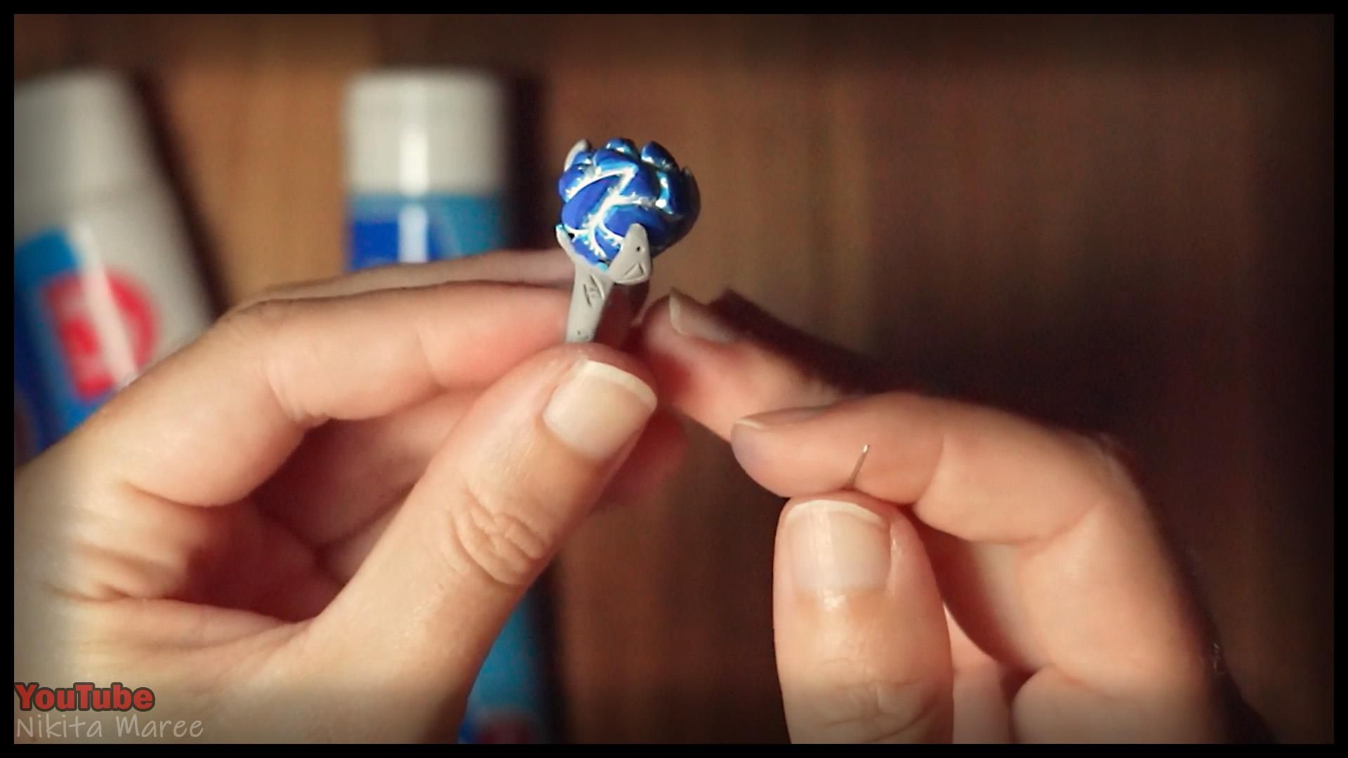 How to Sculpt a Hextech Crystal Ring Out of Polymer Clay. : 6 Steps ...