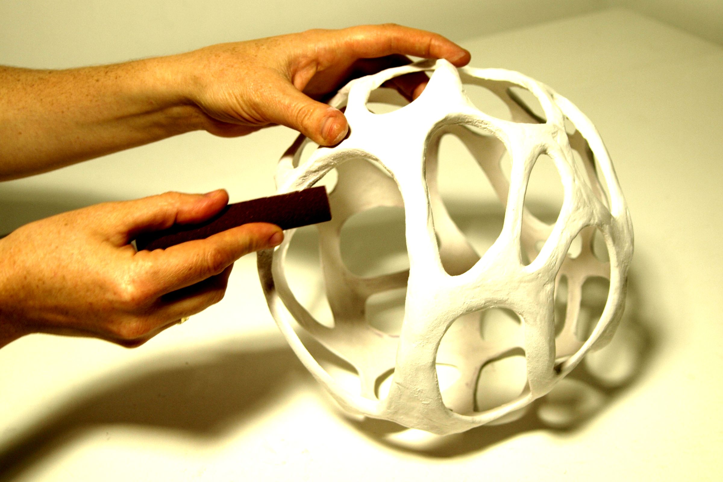 DIY Cellular Organic Lampshade Without a 3D Printer : 4 Steps (with ...
