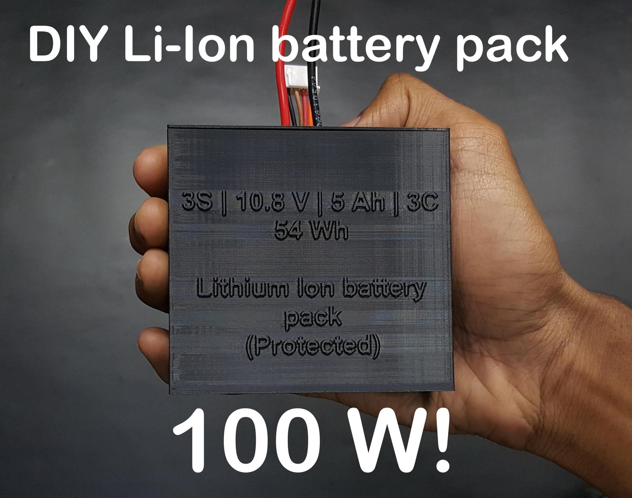 DIY 3S Lithium Ion Battery Pack : 5 Steps (with Pictures) - Instructables