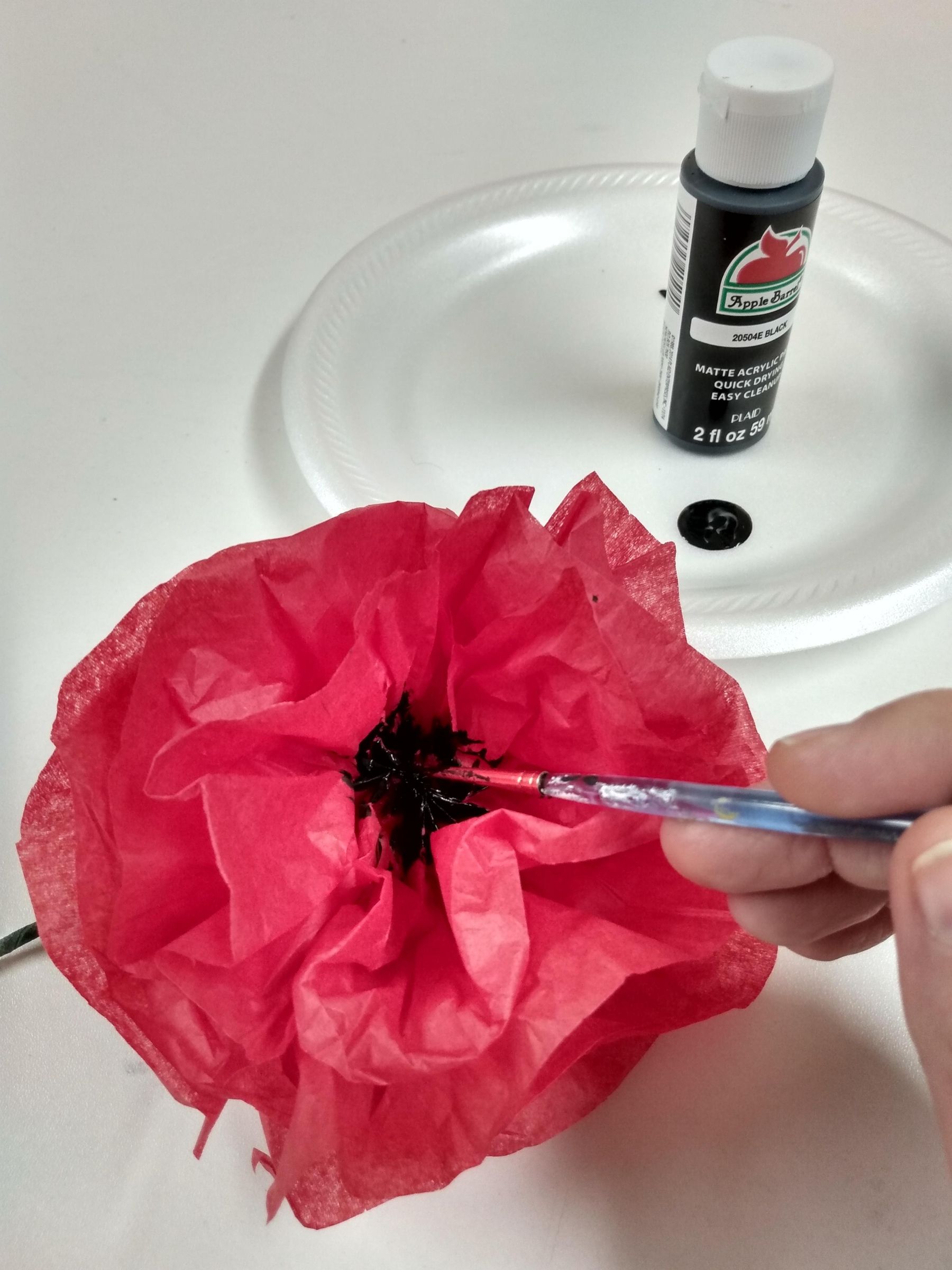 Tissue Paper Poppies : 7 Steps (with Pictures) - Instructables
