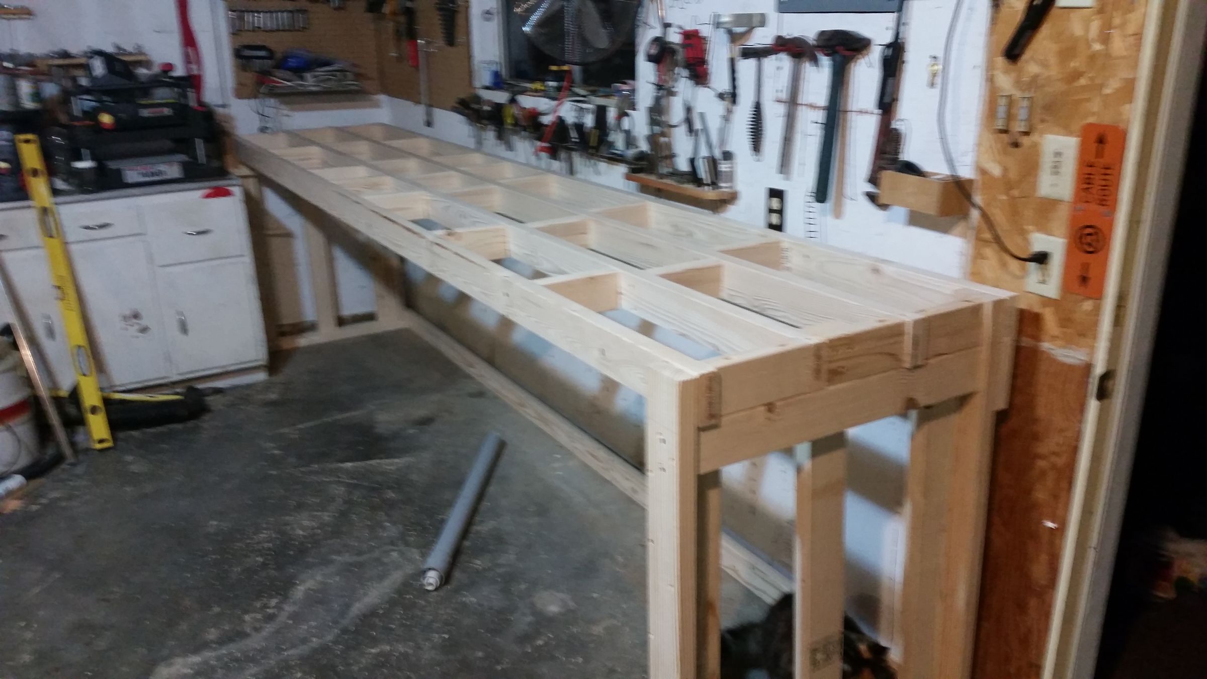 2x4 Work Bench With Nested Rolling Assembly Table : 10 Steps (with ...