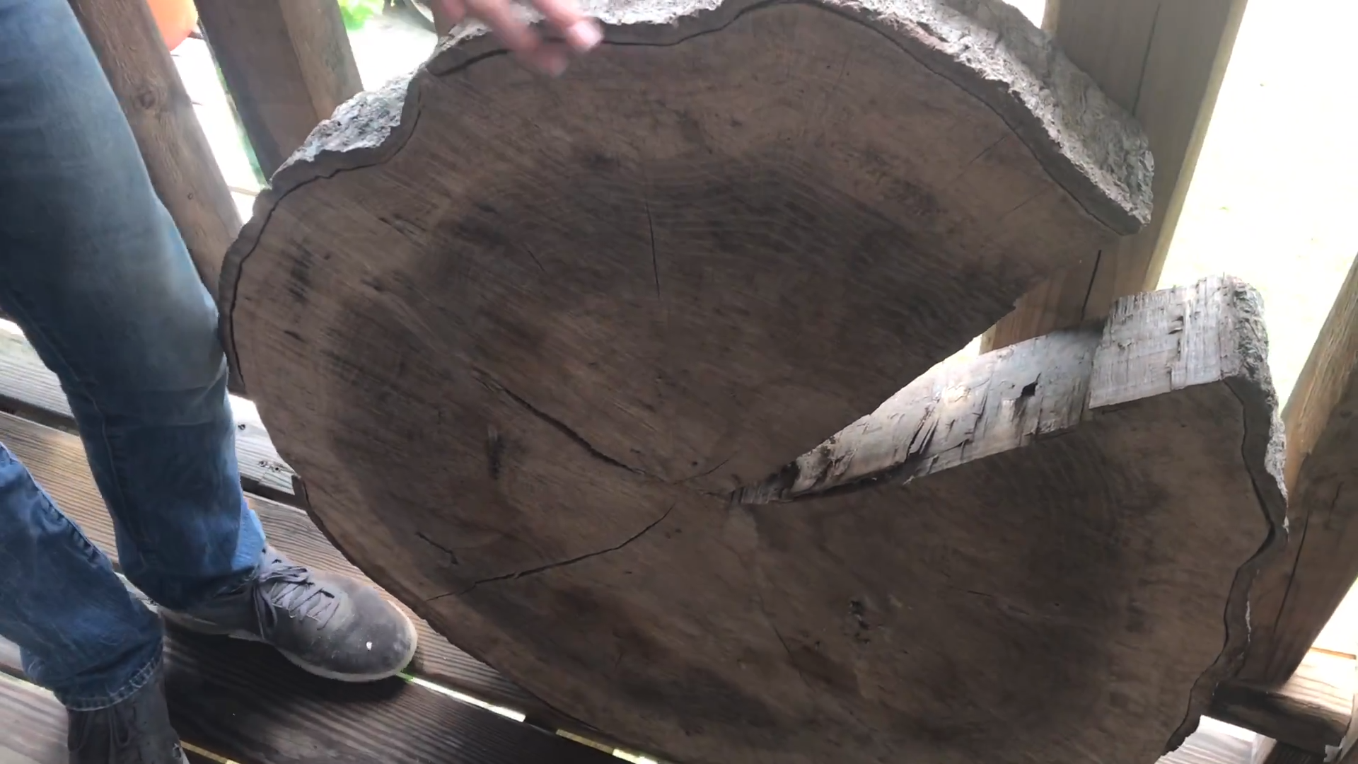 MAKE a Table Out of a Tree Stump : 5 Steps - Instructables